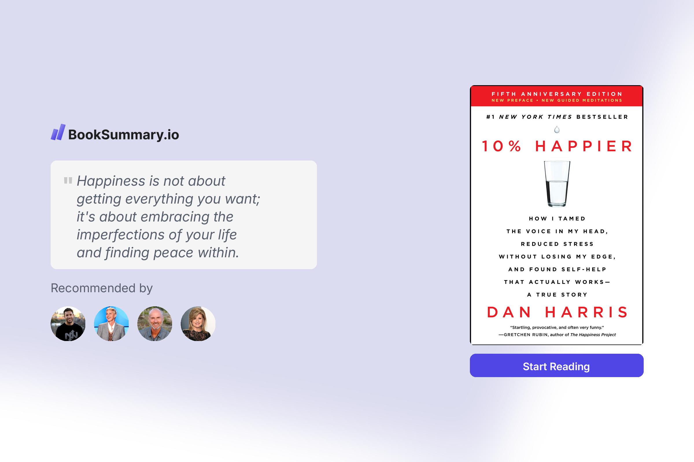 10% Happier Revised Edition Book Summary