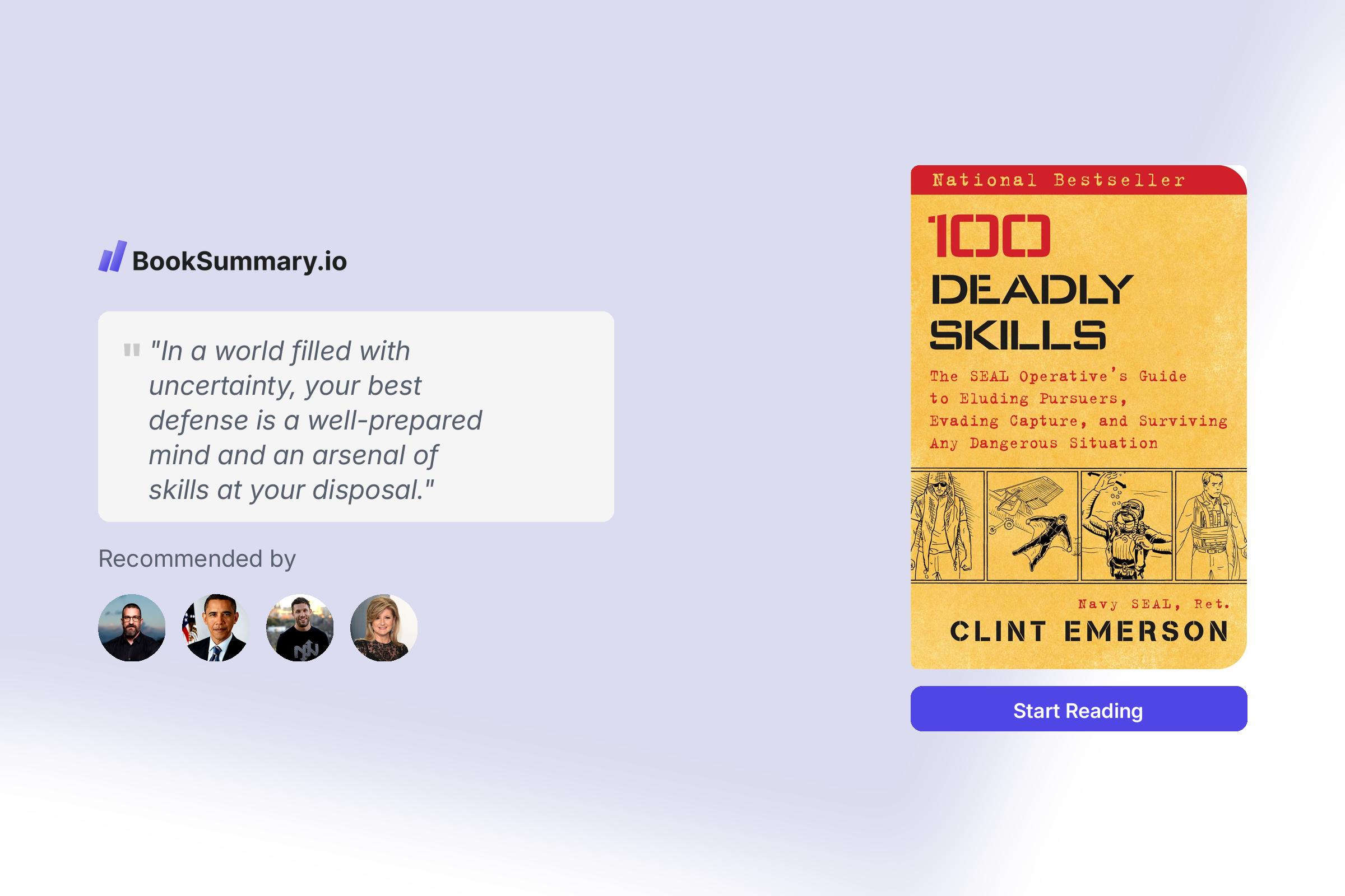 100 Deadly Skills Book Summary