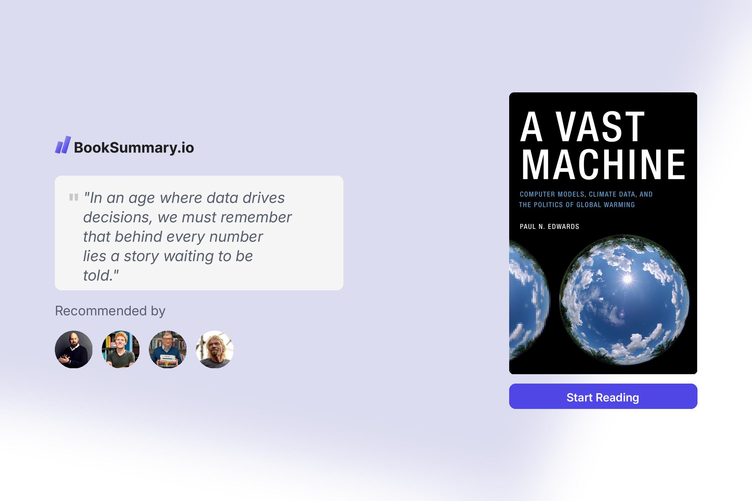 A Vast Machine Book Summary