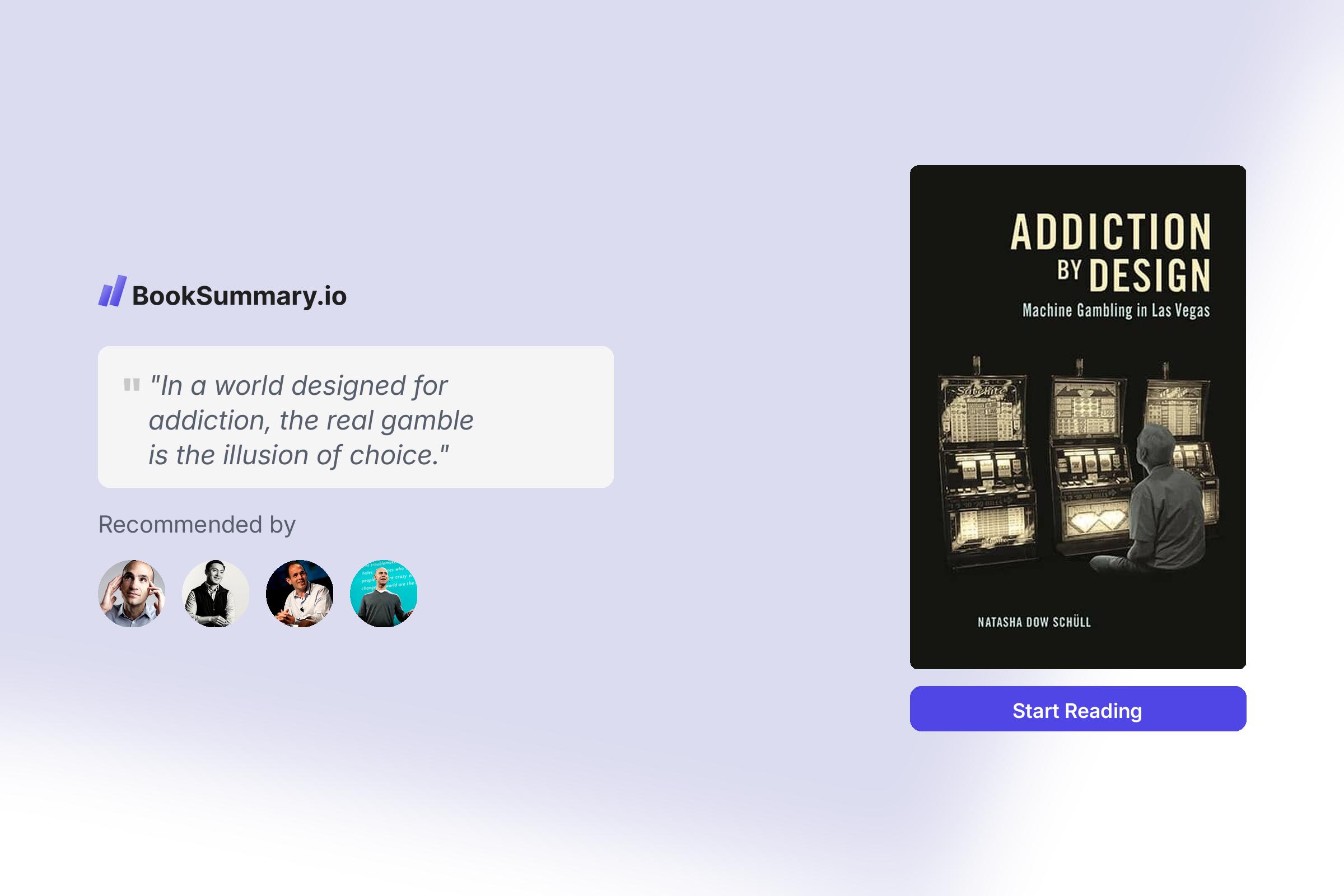 Addiction by Design Book Summary
