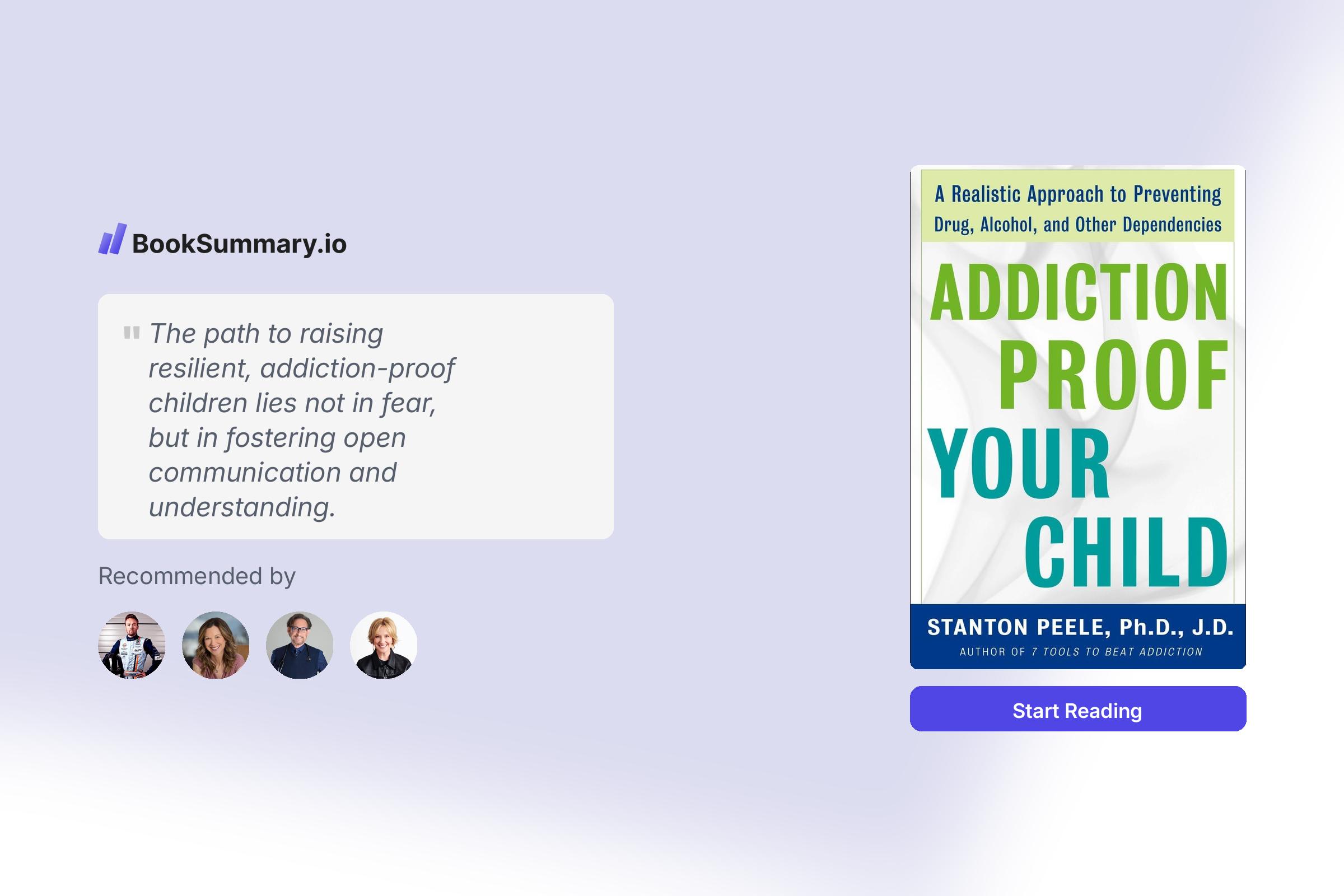 Addiction Proof Your Child Book Summary