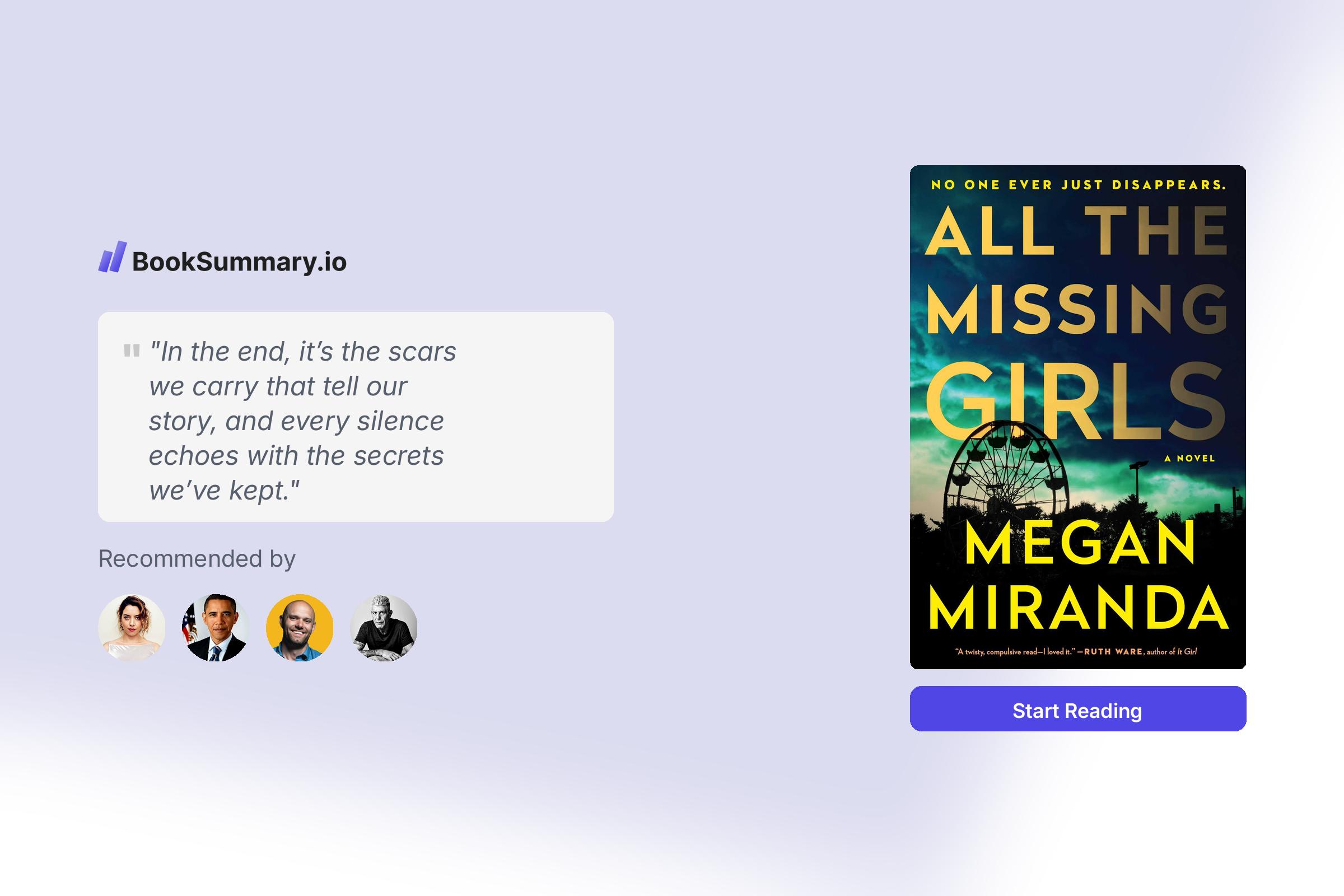 All the Missing Girls Book Summary