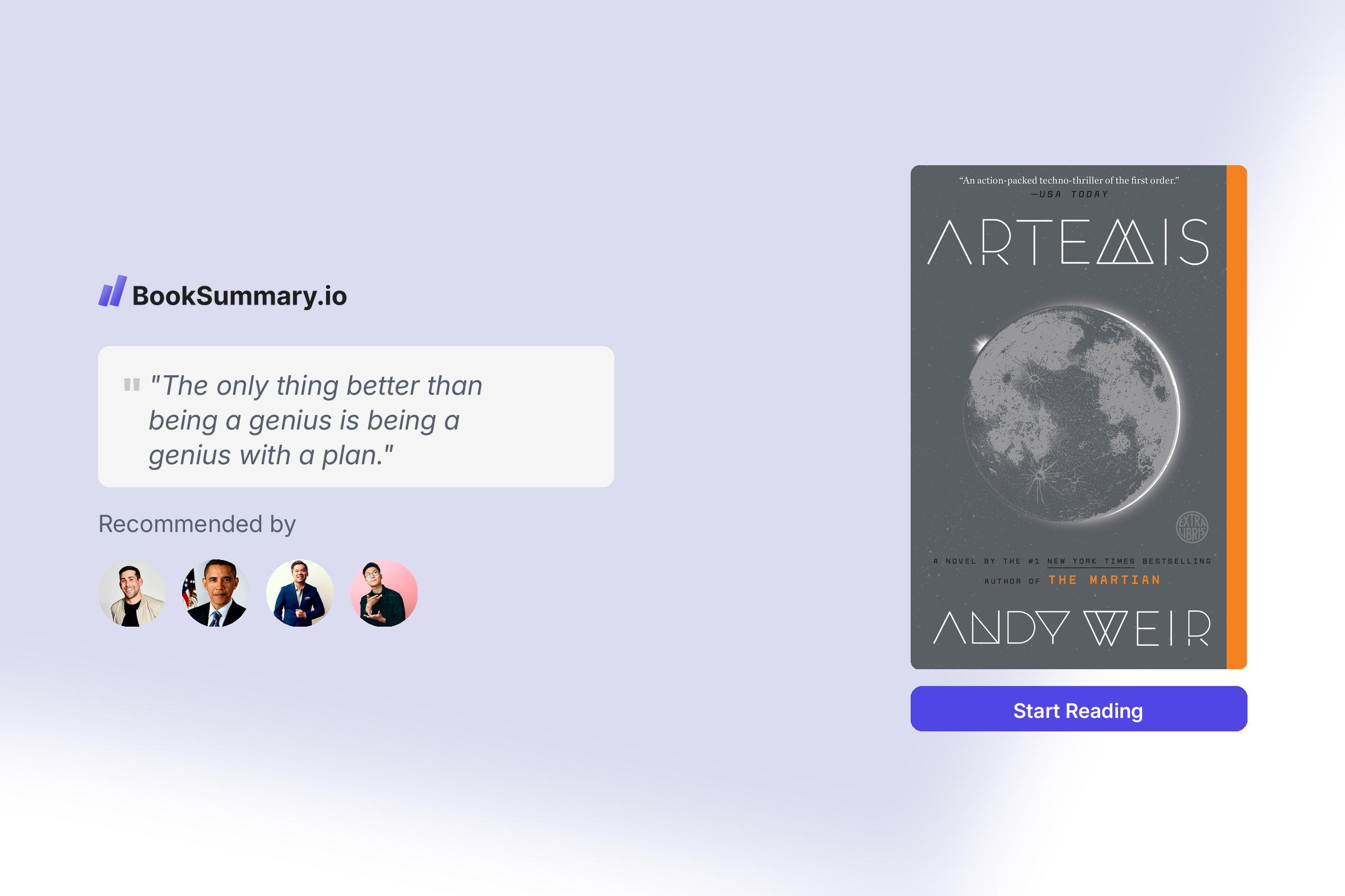 Artemis Book Summary