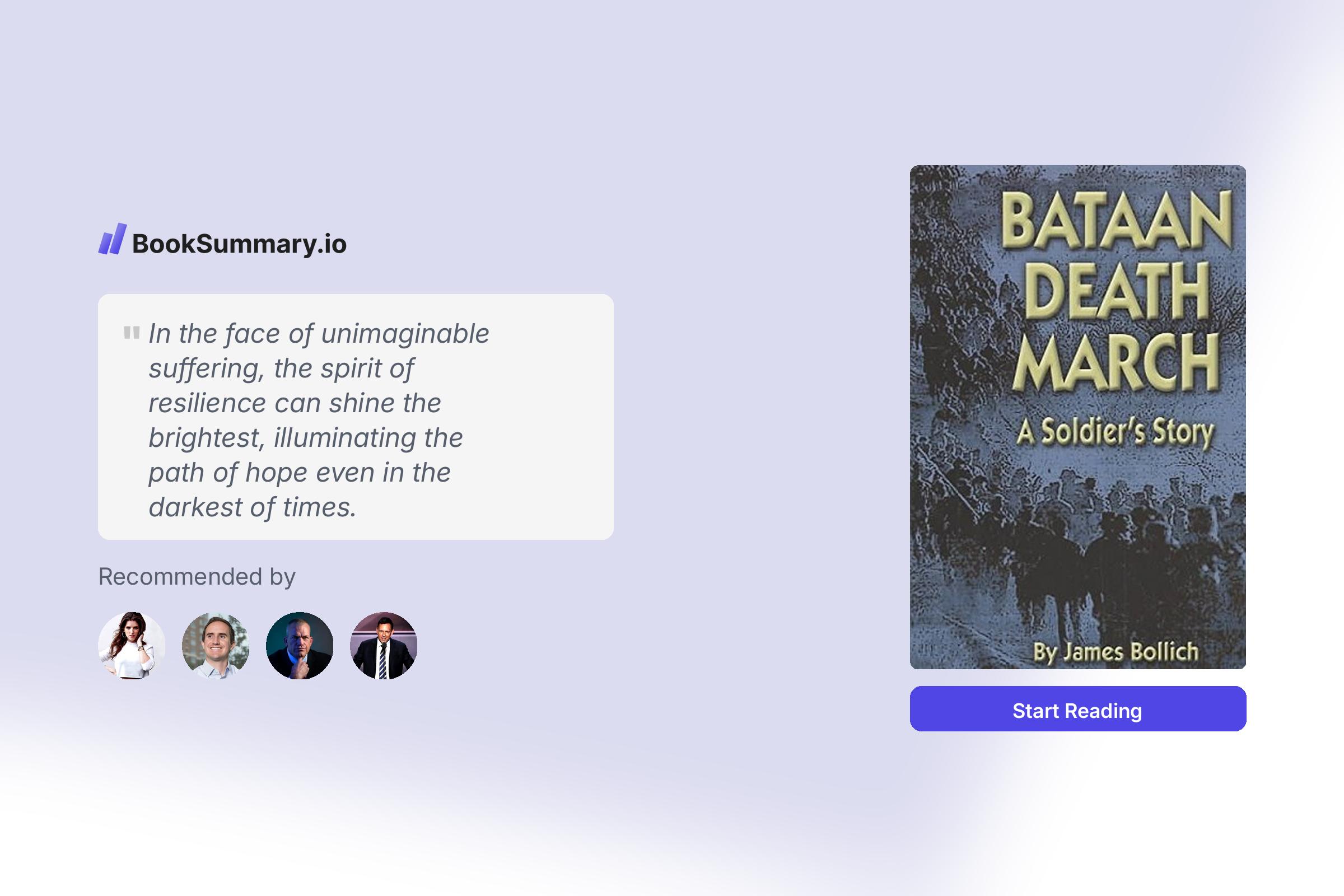 Bataan Death March Book Summary