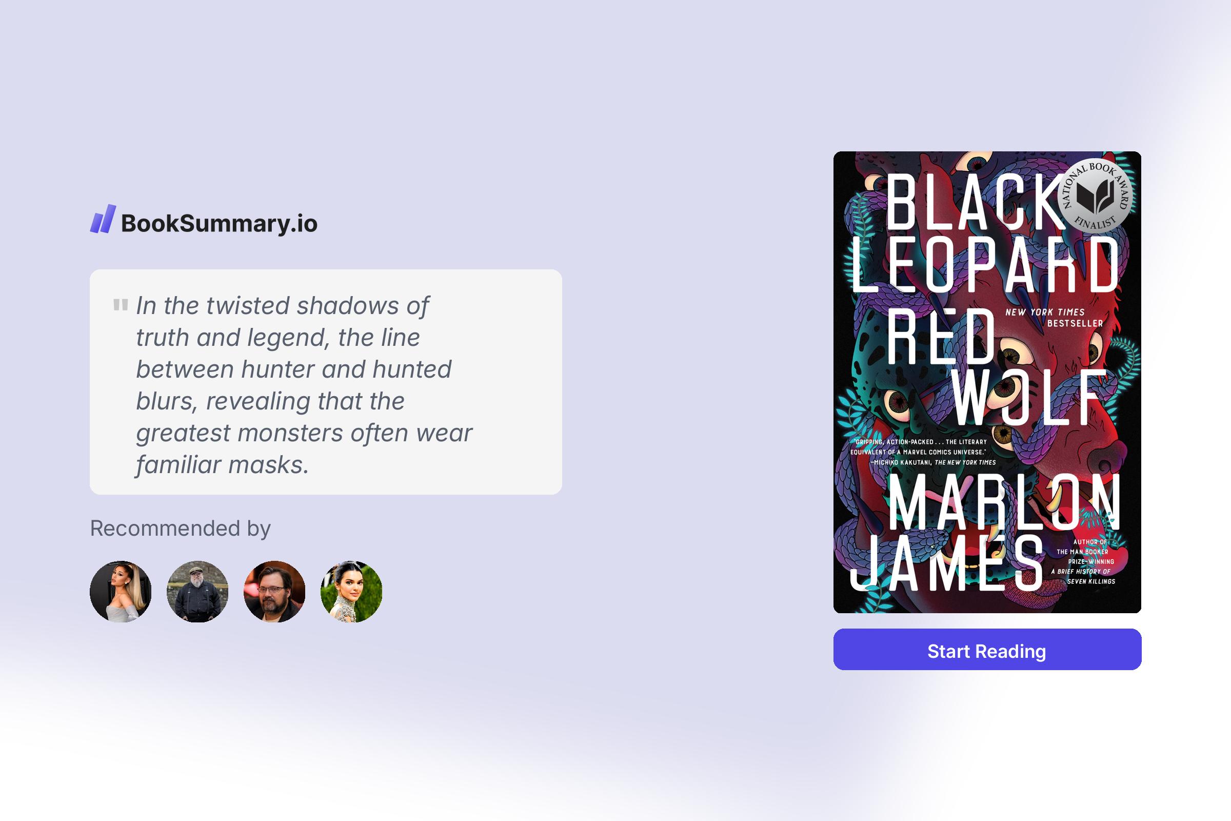 Black Leopard, Red Wolf Book Summary