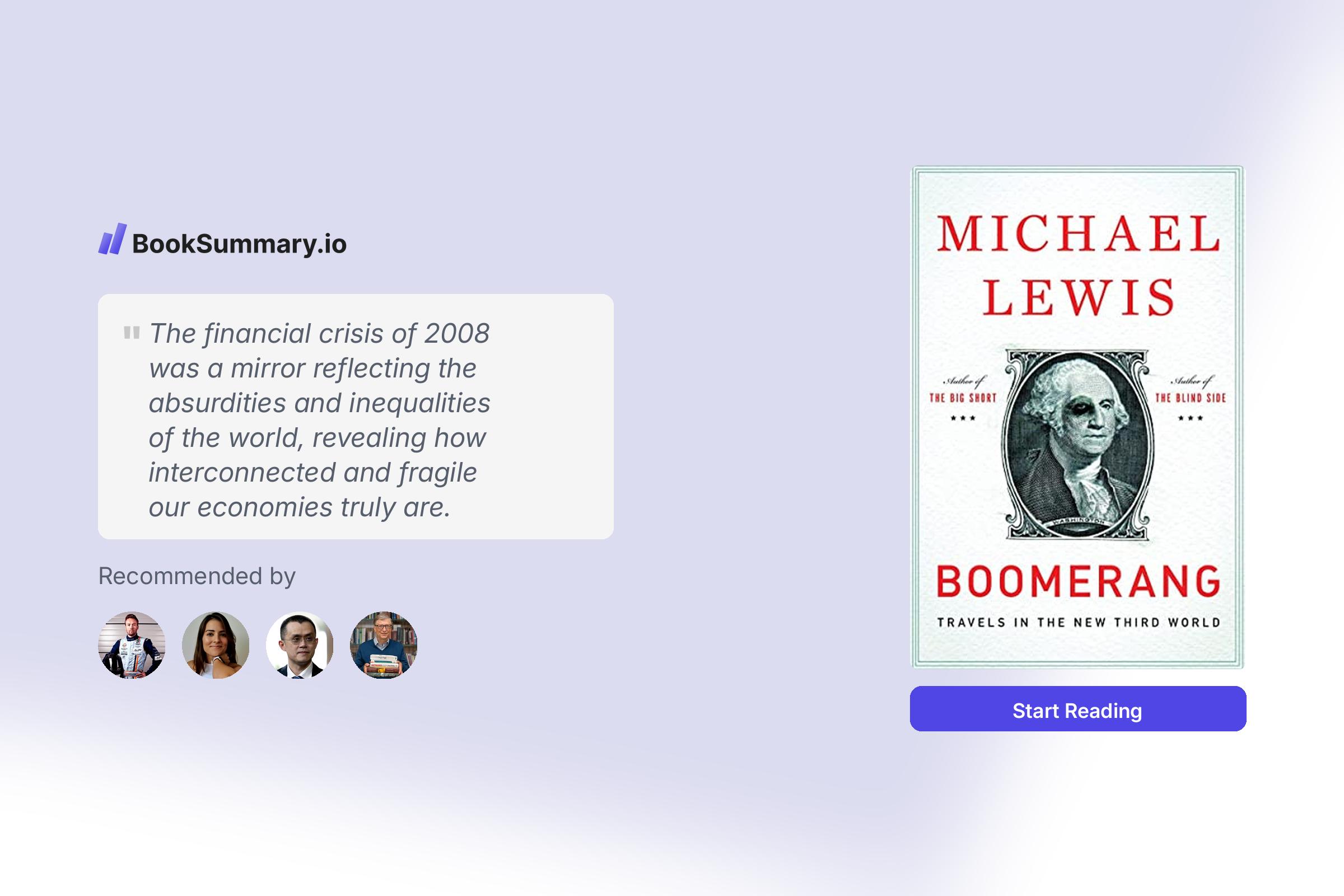 Boomerang Book Summary