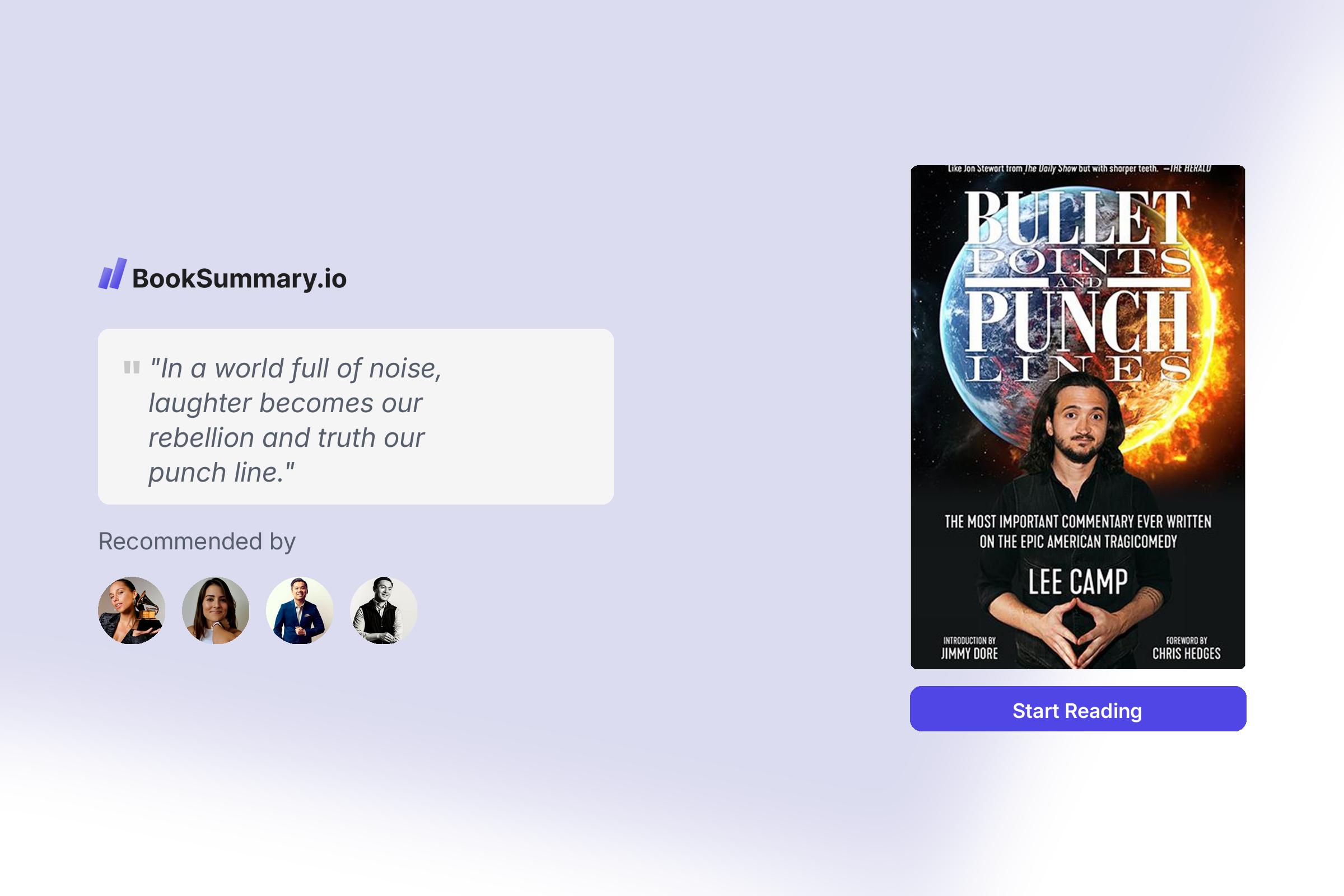 Bullet Points and Punch Lines Book Summary