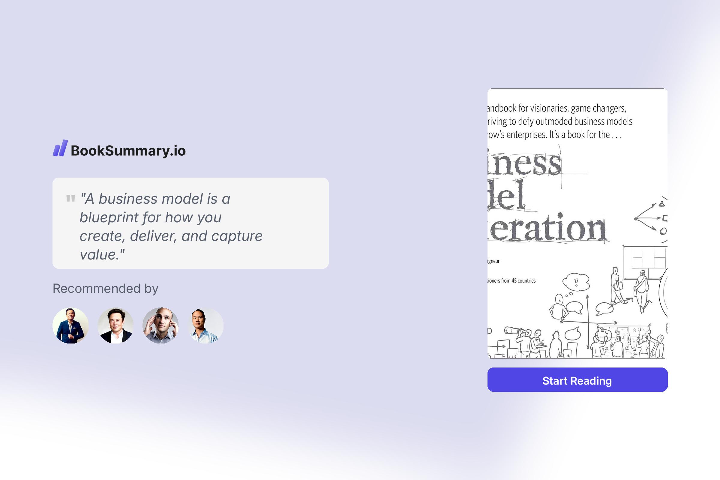 Business Model Generation Book Summary
