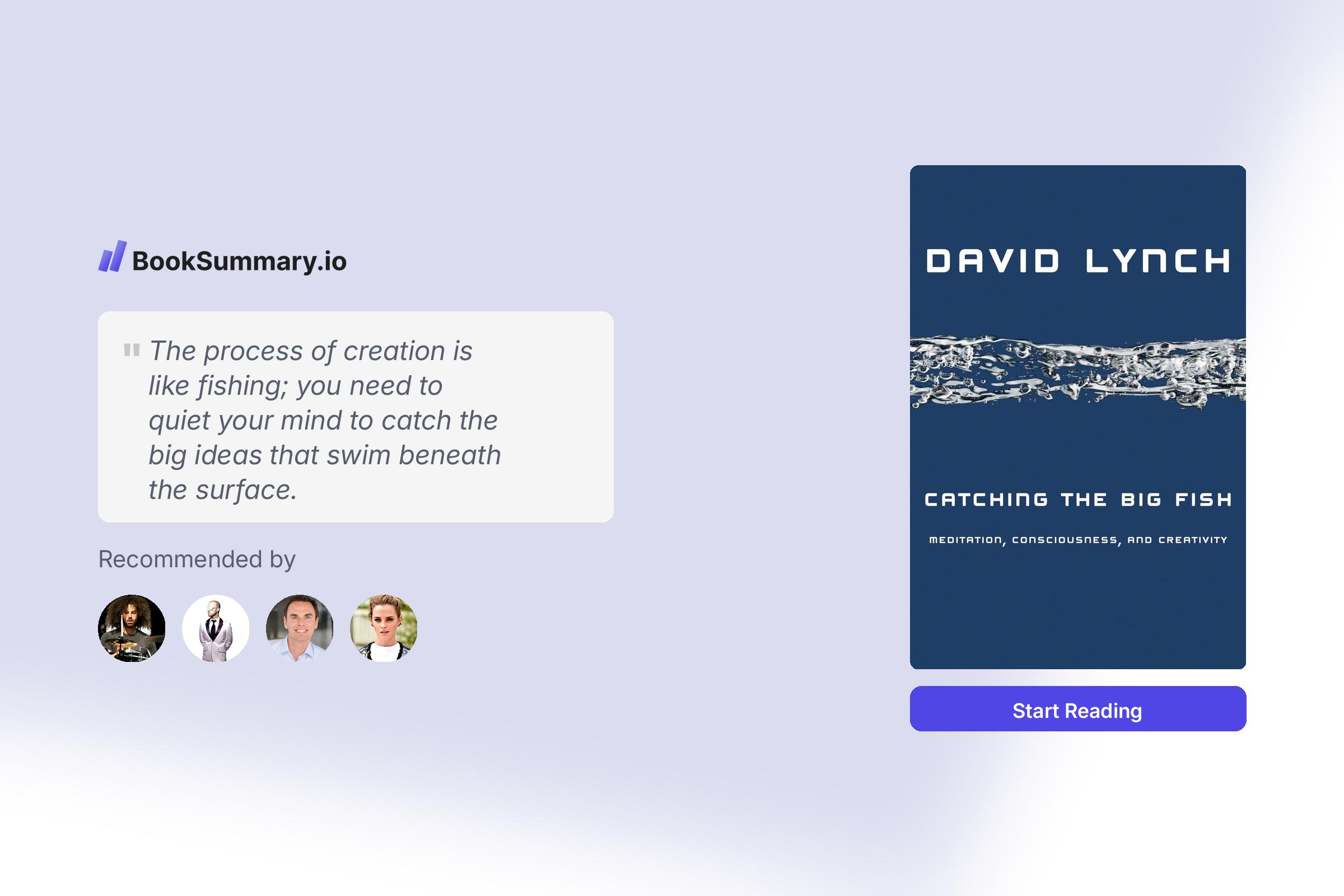 Catching the Big Fish Book Summary