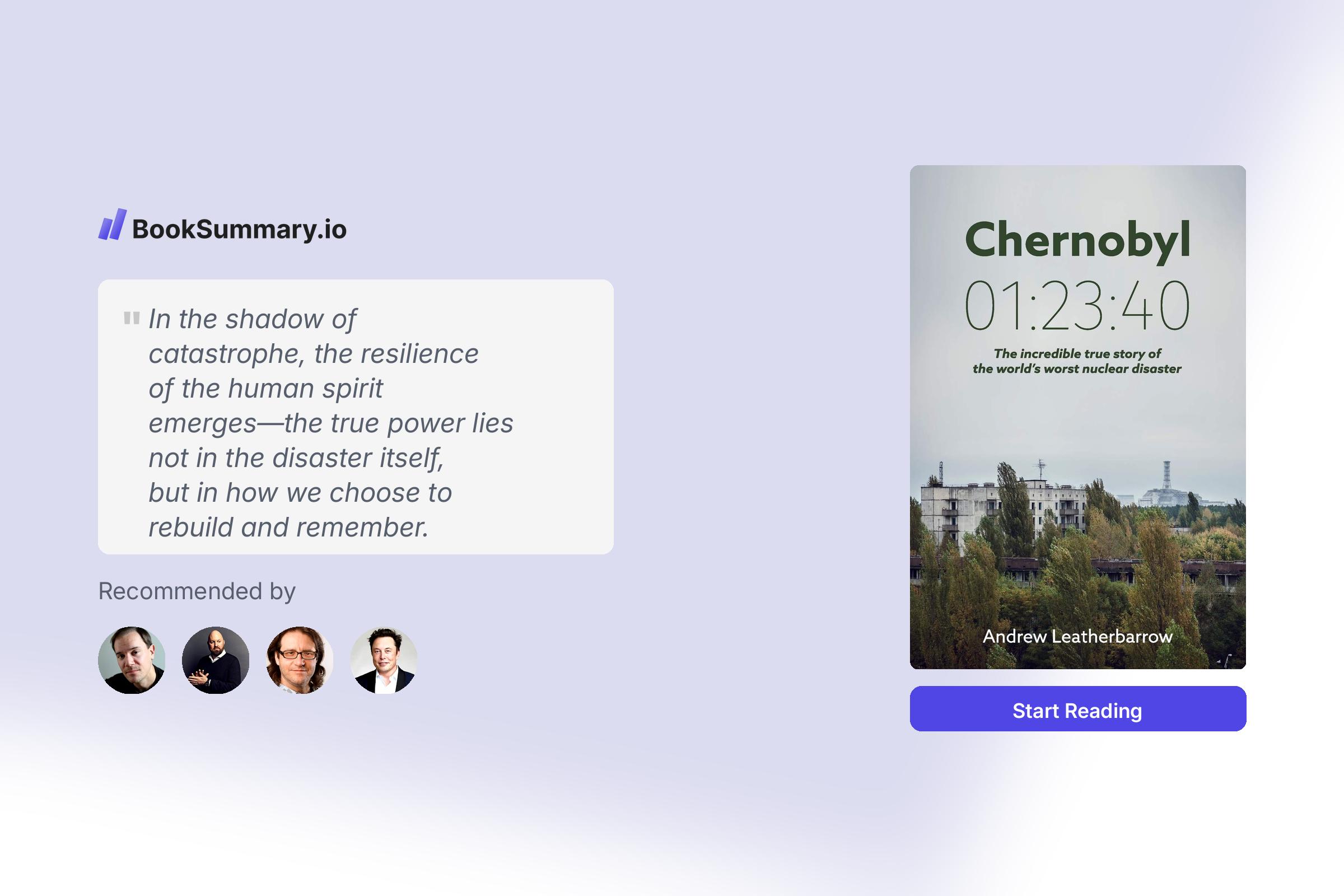 Chernobyl 01 Book Summary