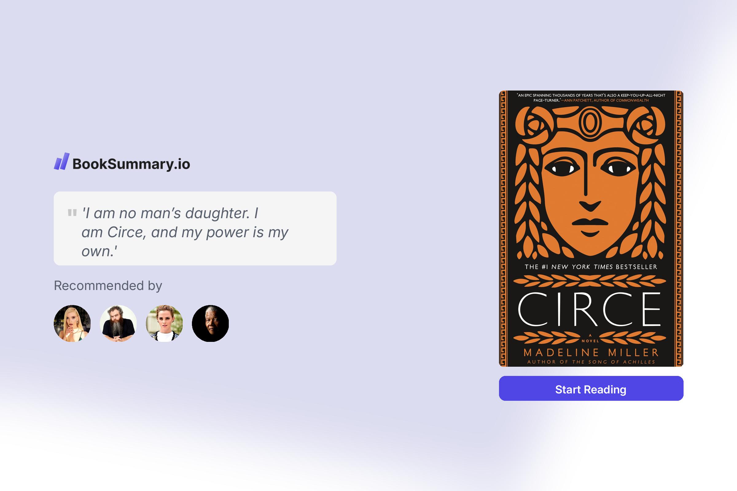 CIRCE Book Summary