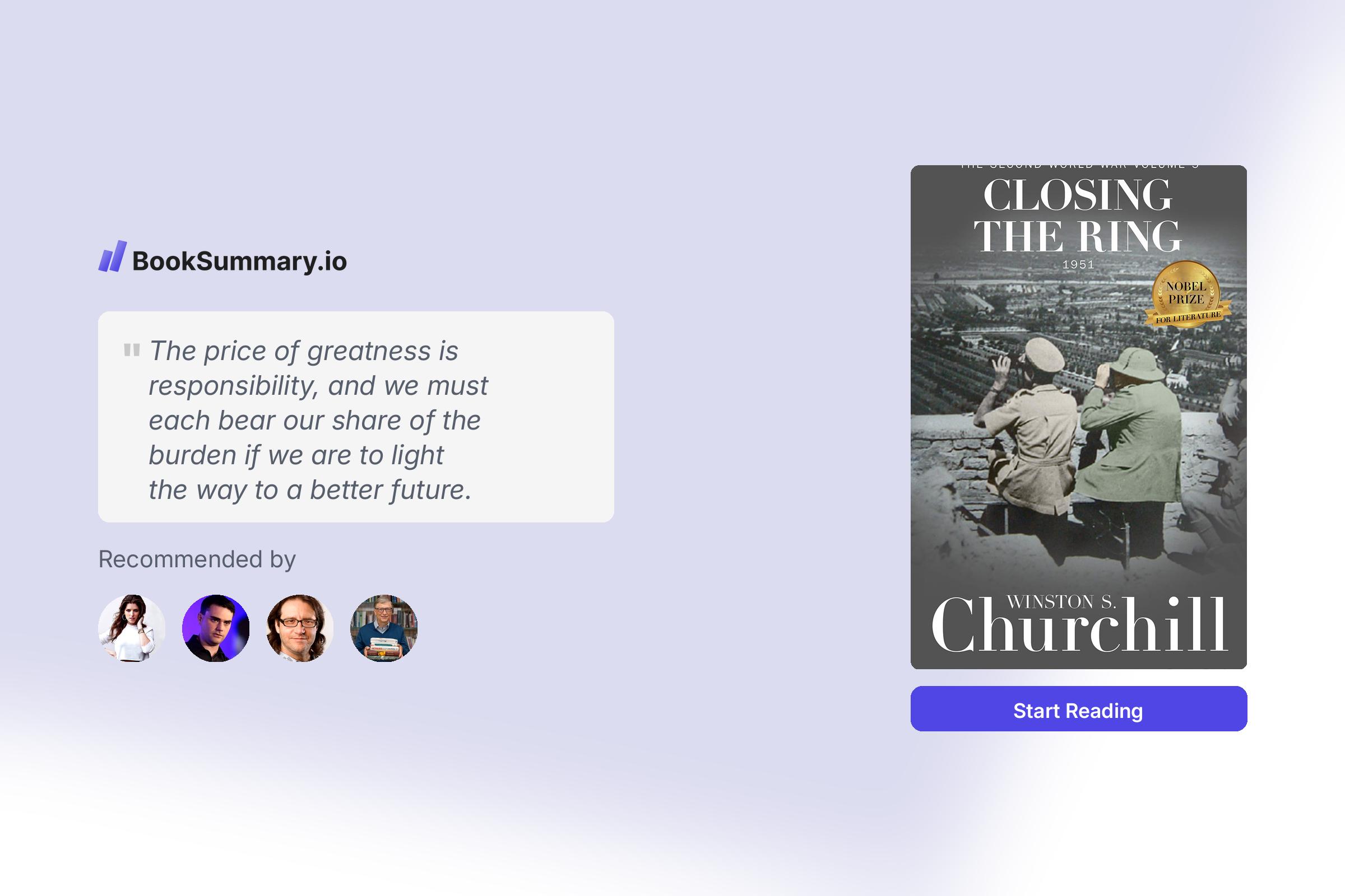 Closing the Ring Book Summary