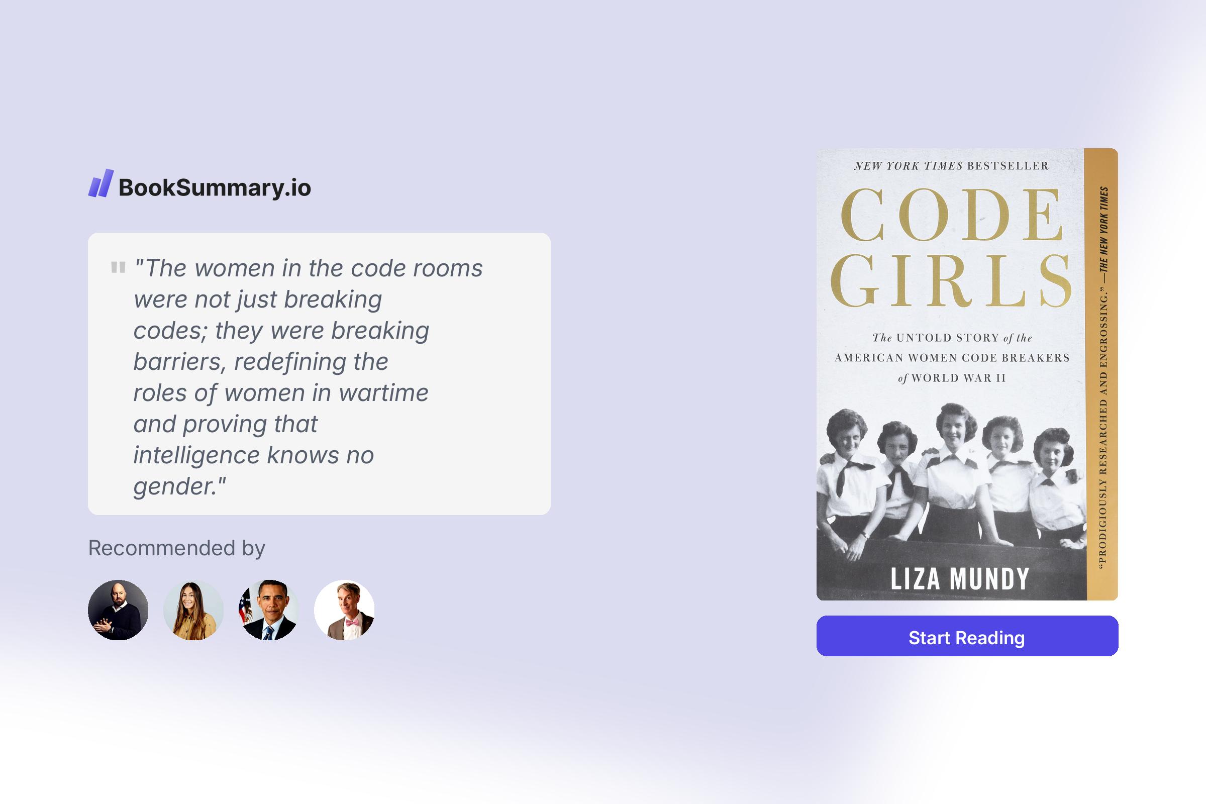Code Girls Book Summary