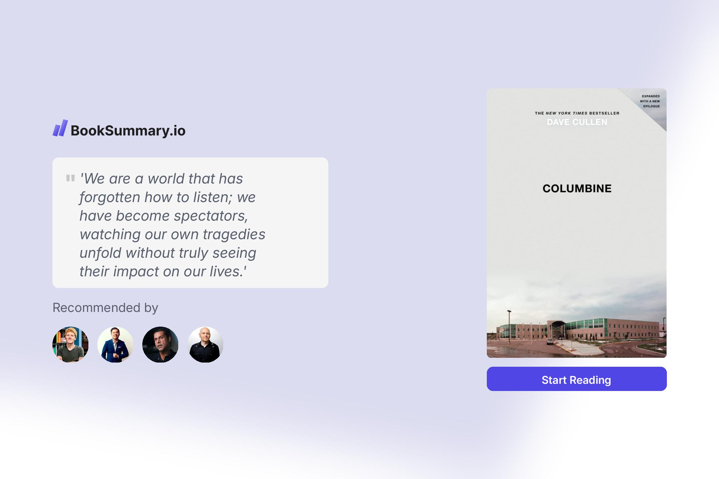 Columbine Book Summary