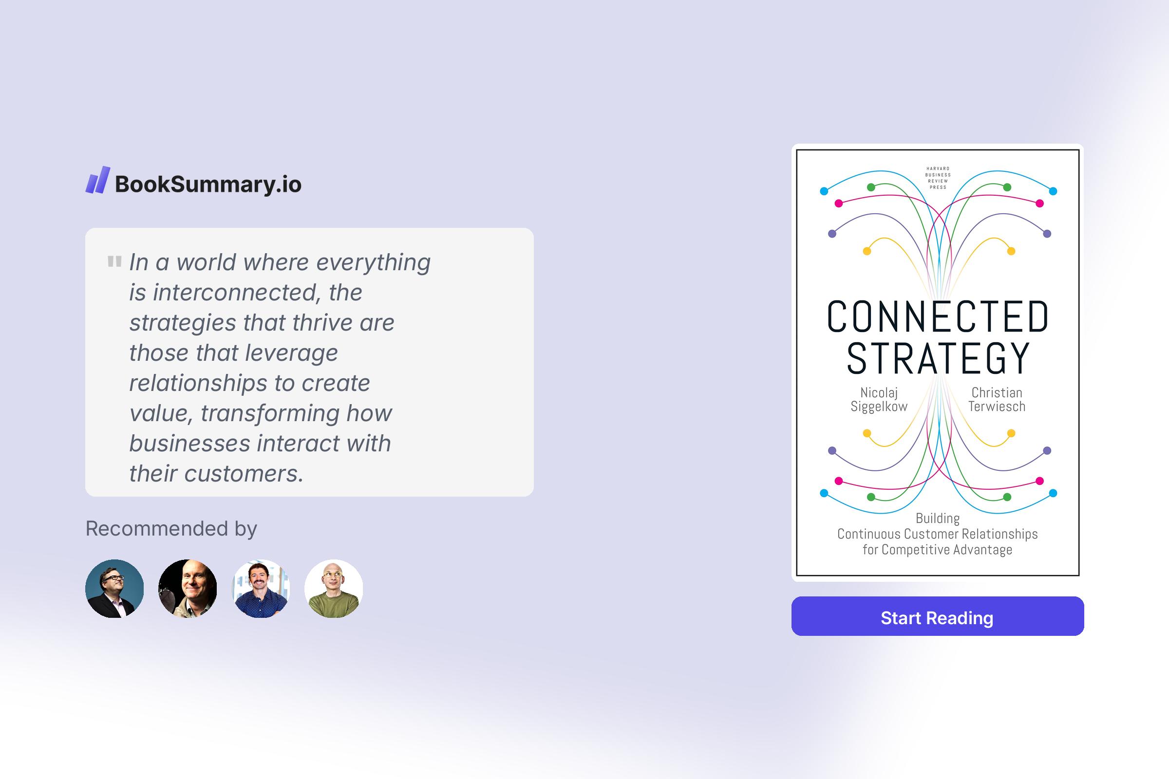 Connected Strategy Book Summary