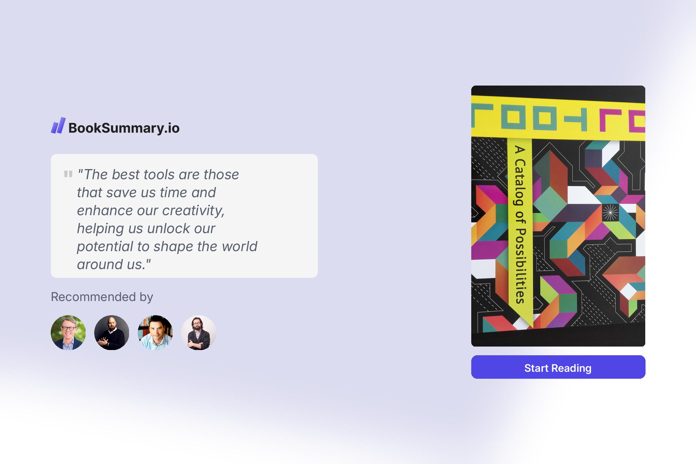 Cool Tools Book Summary