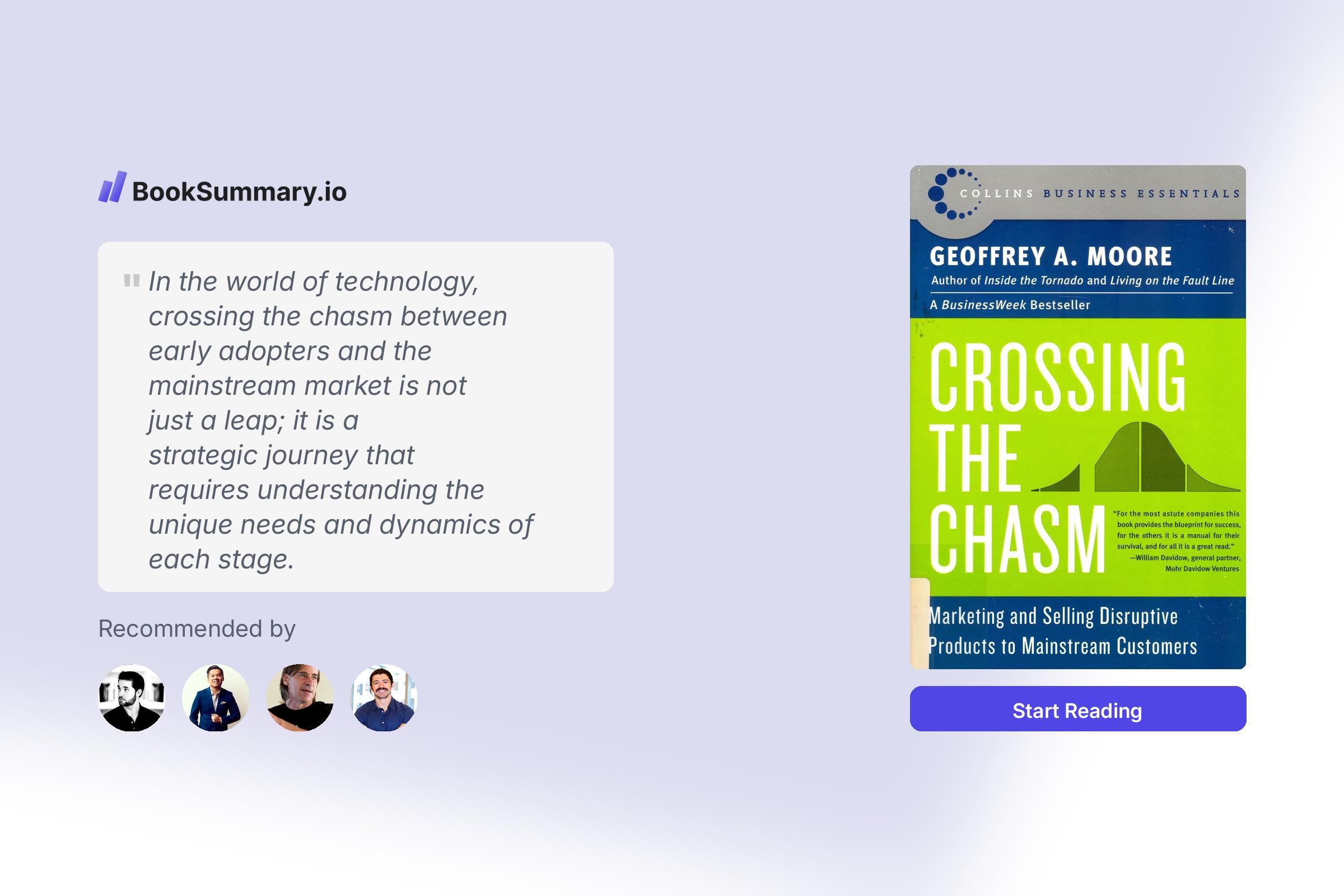 Crossing the Chasm Book Summary