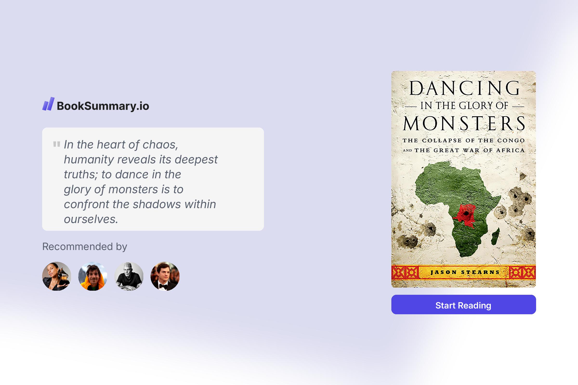 Dancing in the Glory of Monsters Book Summary