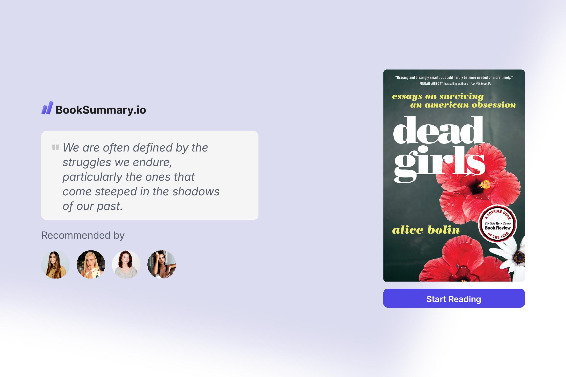 Dead Girls Book Summary