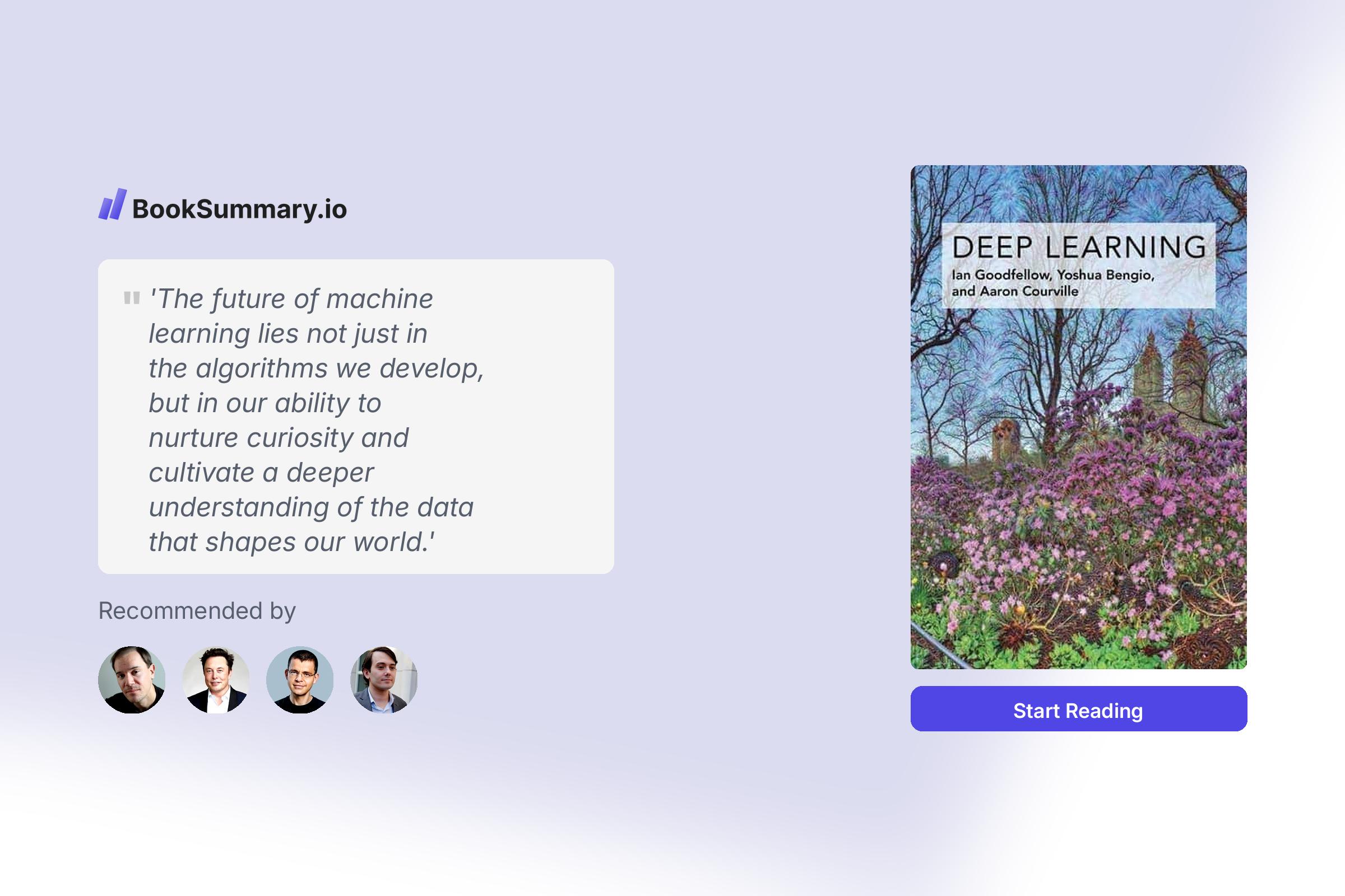 Deep Learning Book Summary