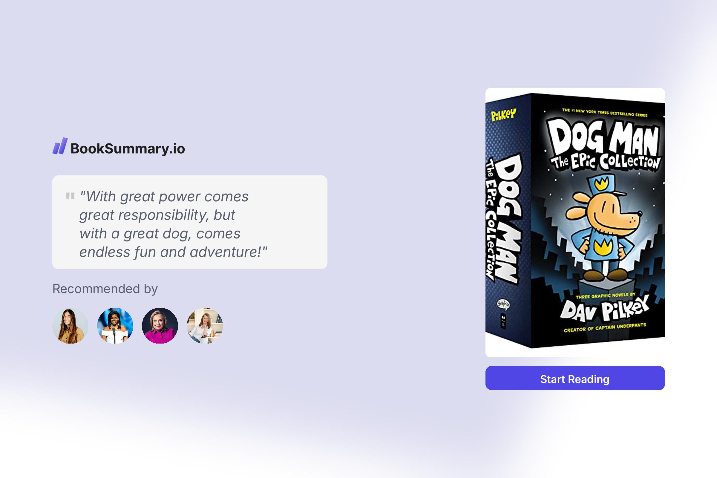 Dog Man 1-3 Book Summary