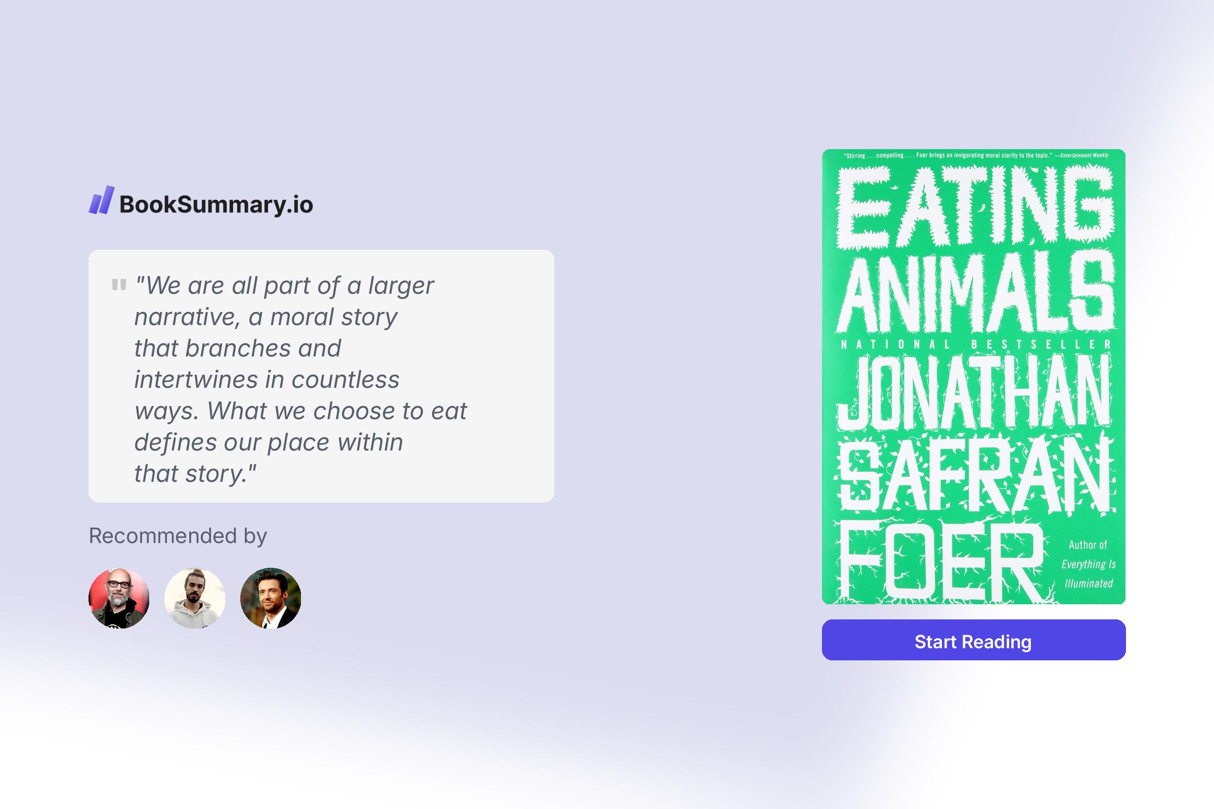 Eating Animals Book Summary