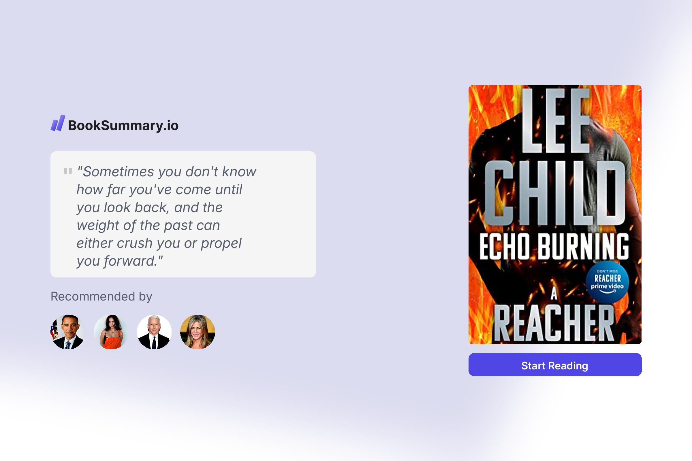 Echo Burning Book Summary