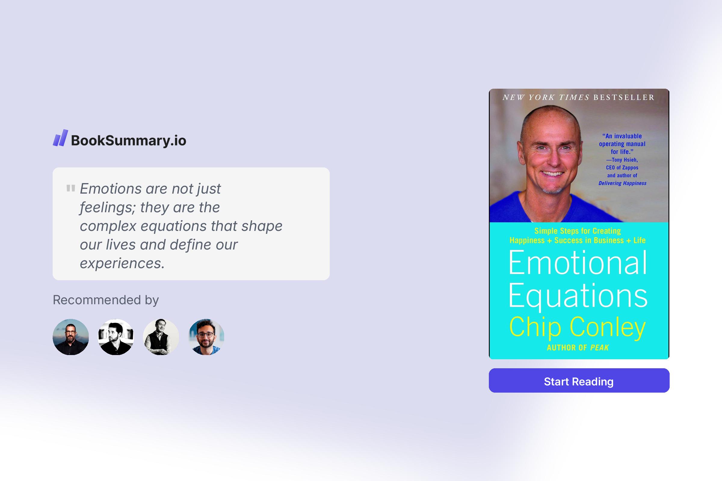 Emotional Equations Book Summary