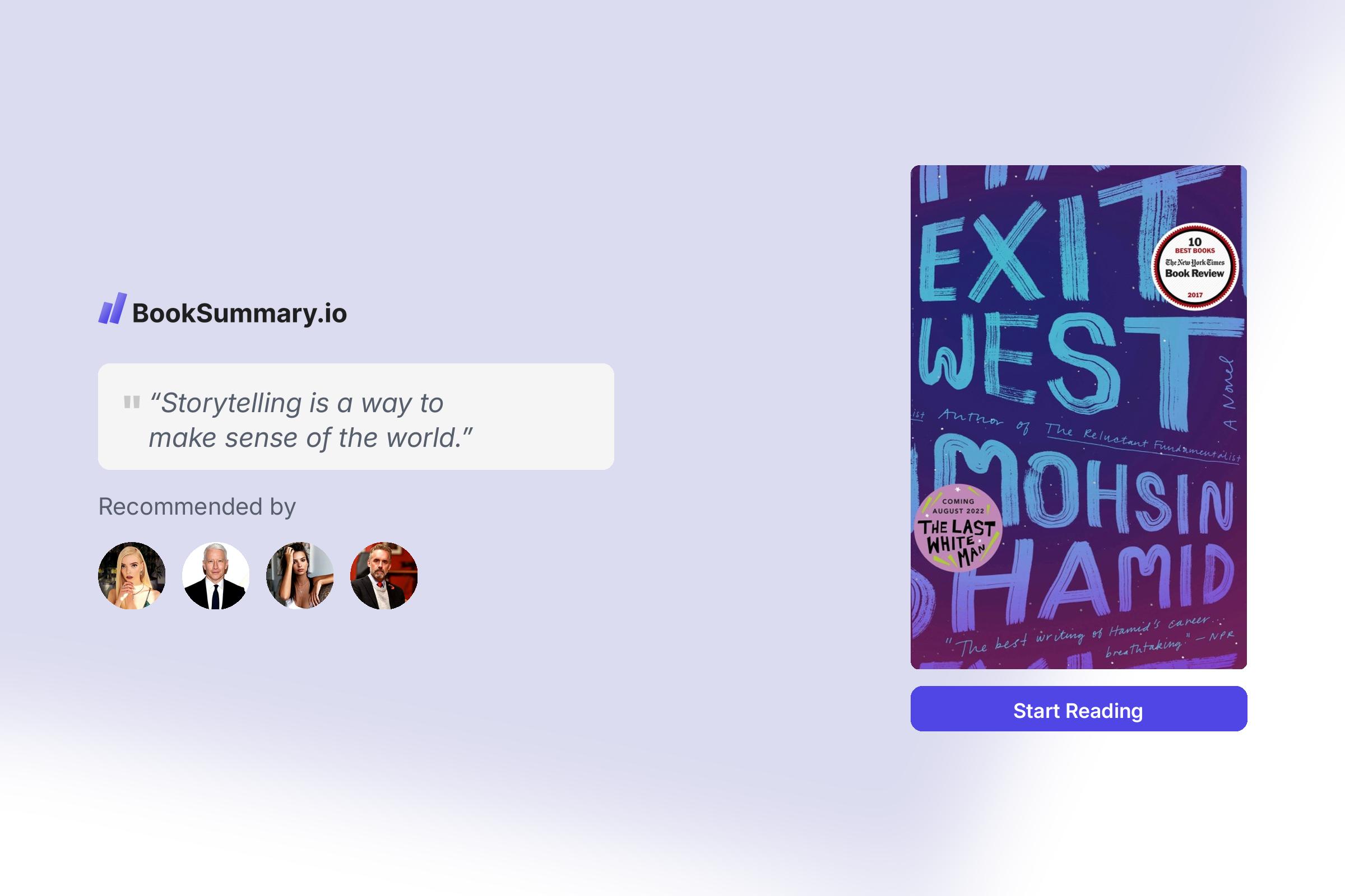 Exit West Book Summary