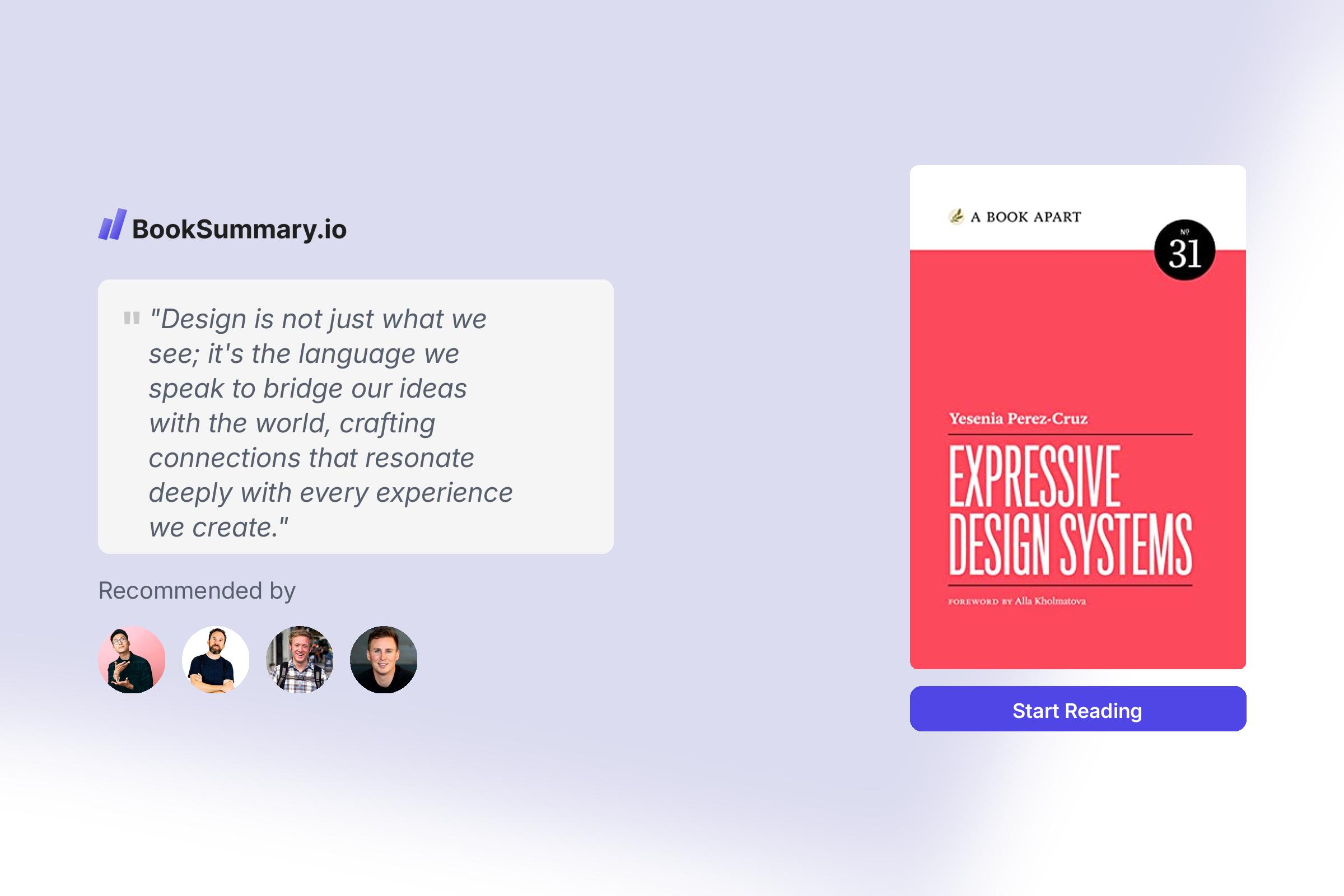 Expressive Design Systems Book Summary