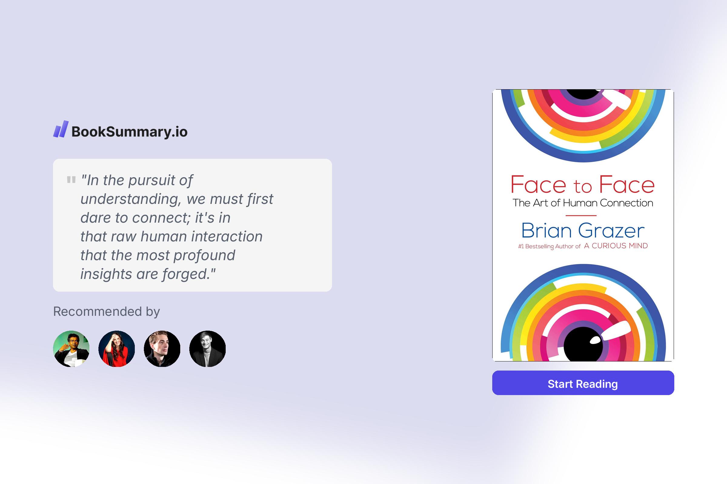 Face to Face Book Summary