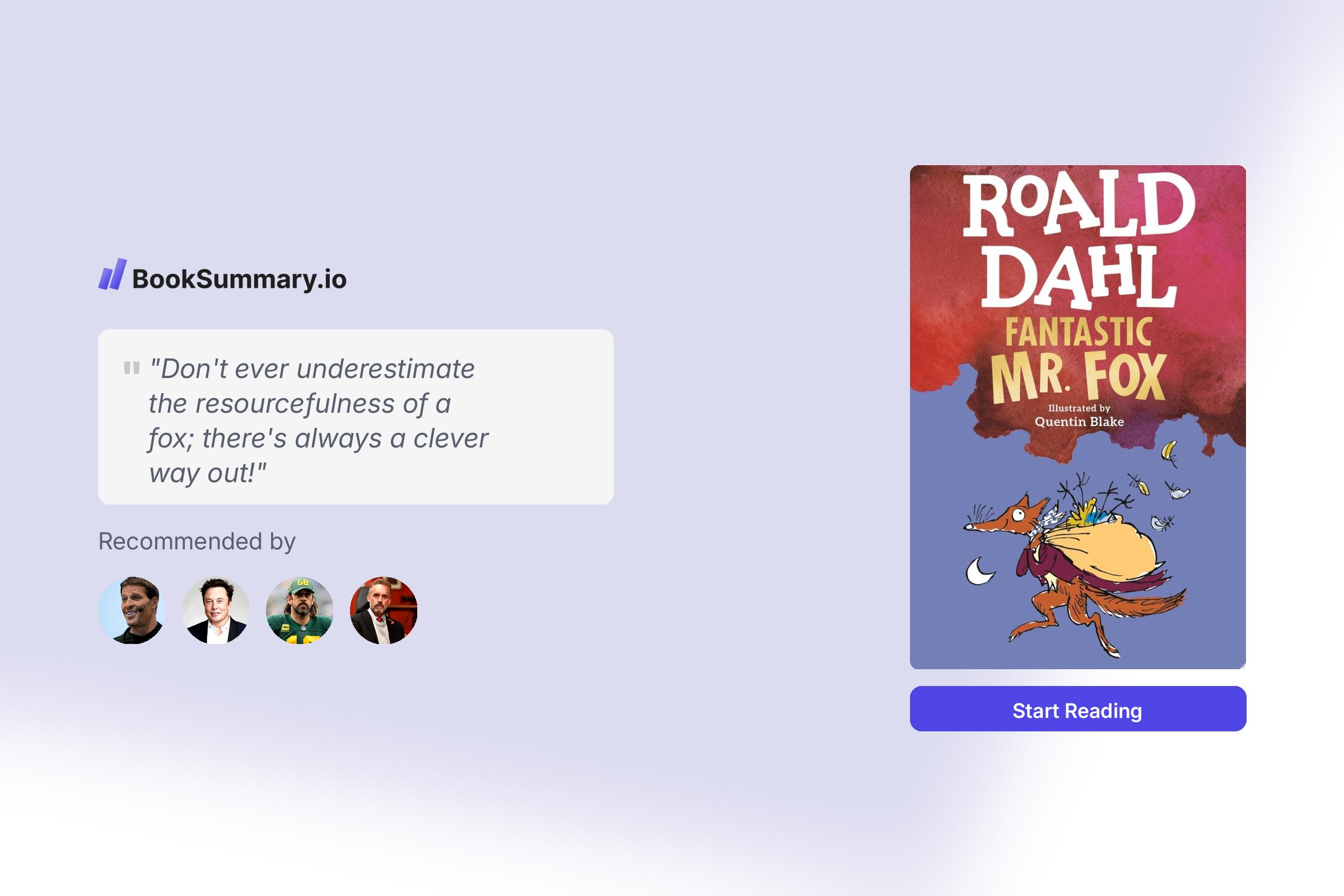 Fantastic Mr. Fox Book Summary