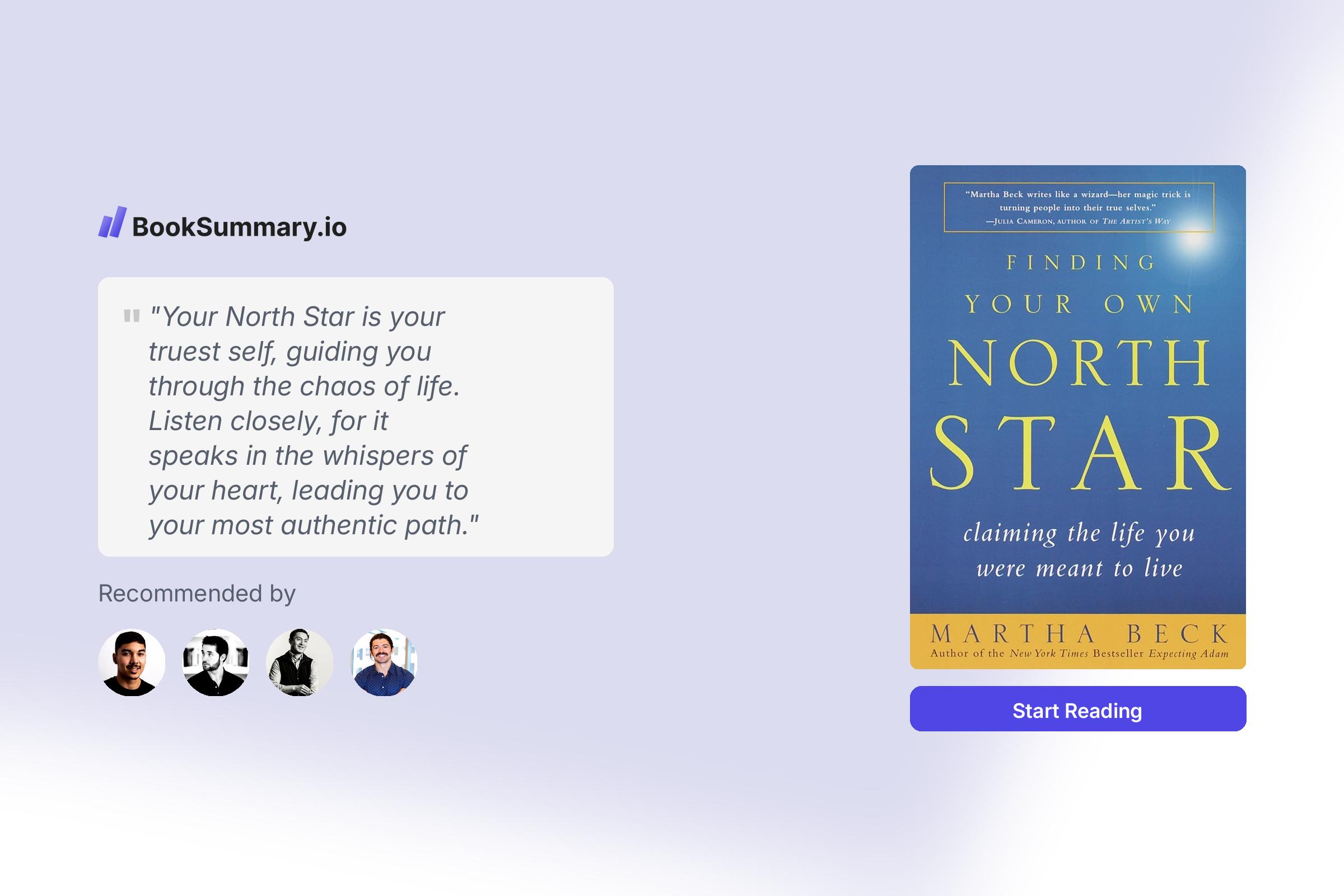 Finding Your Own North Star Book Summary