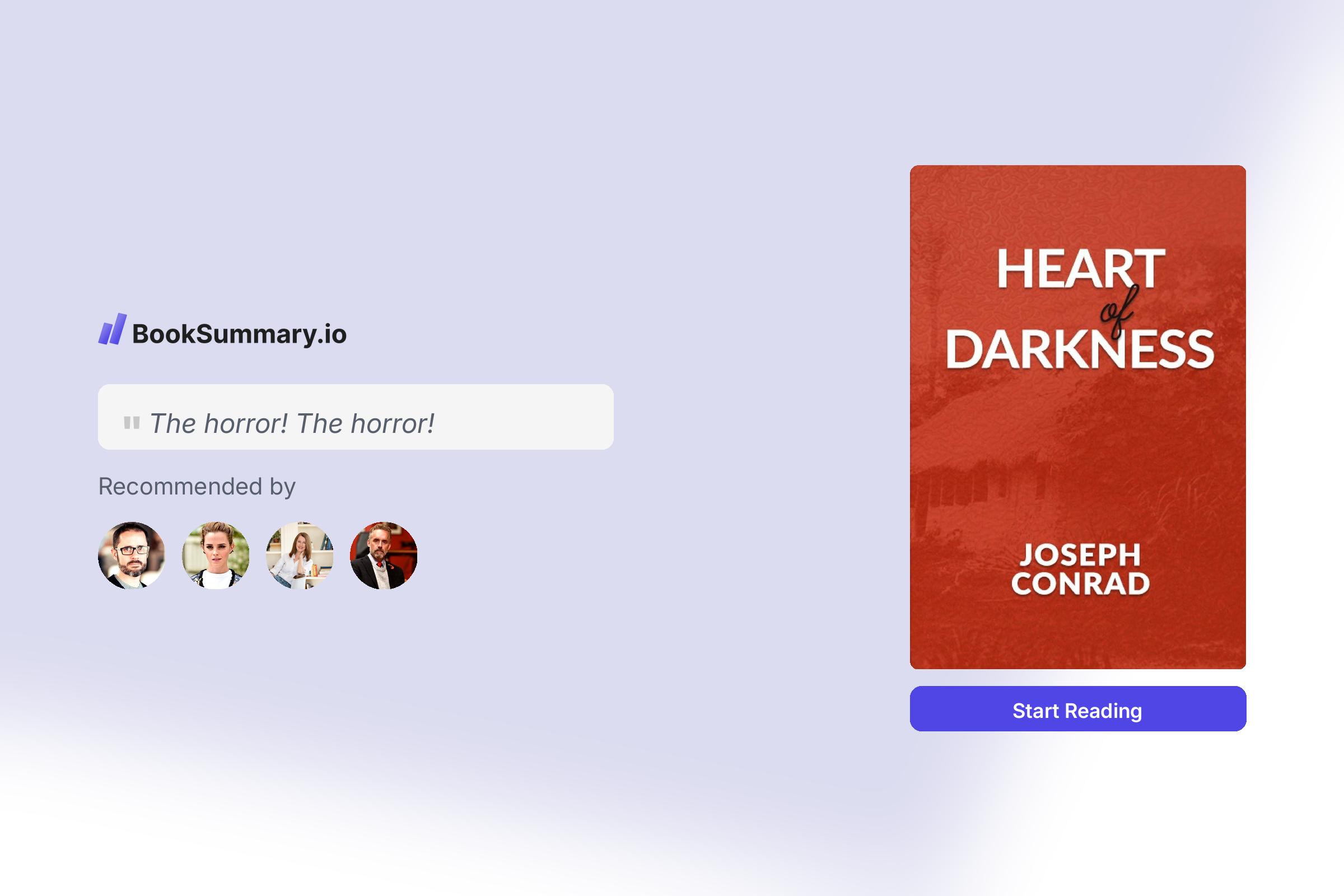 Heart of Darkness Book Summary