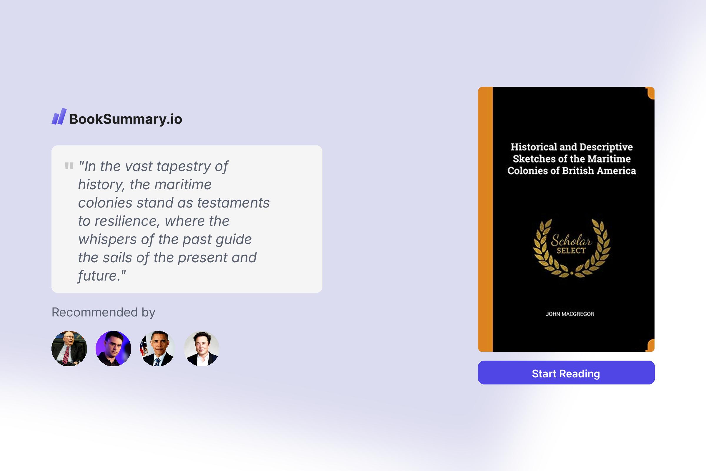 Historical and Descriptive Sketches of the Maritime Colonies of British ...