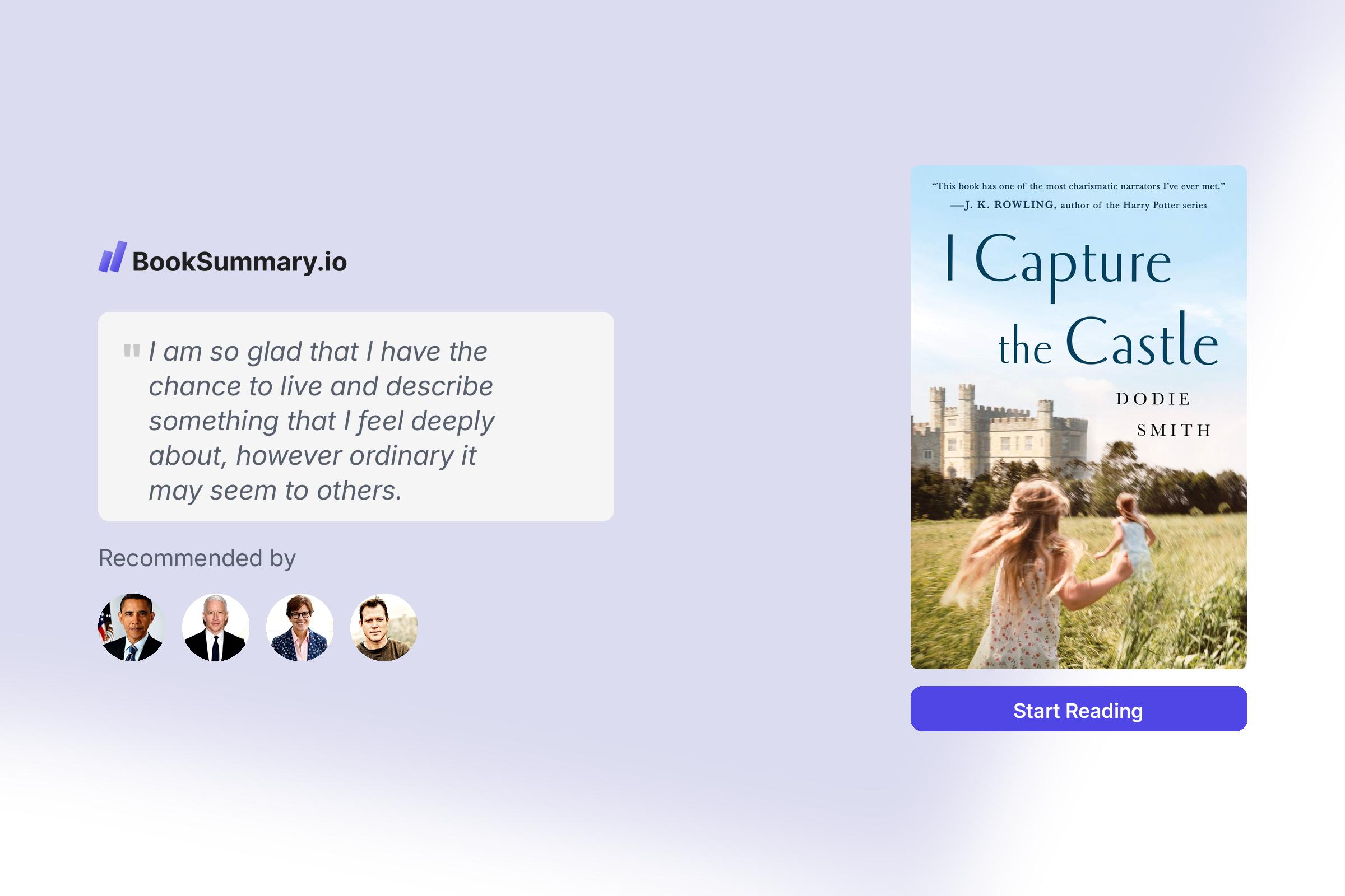 I Capture the Castle Book Summary