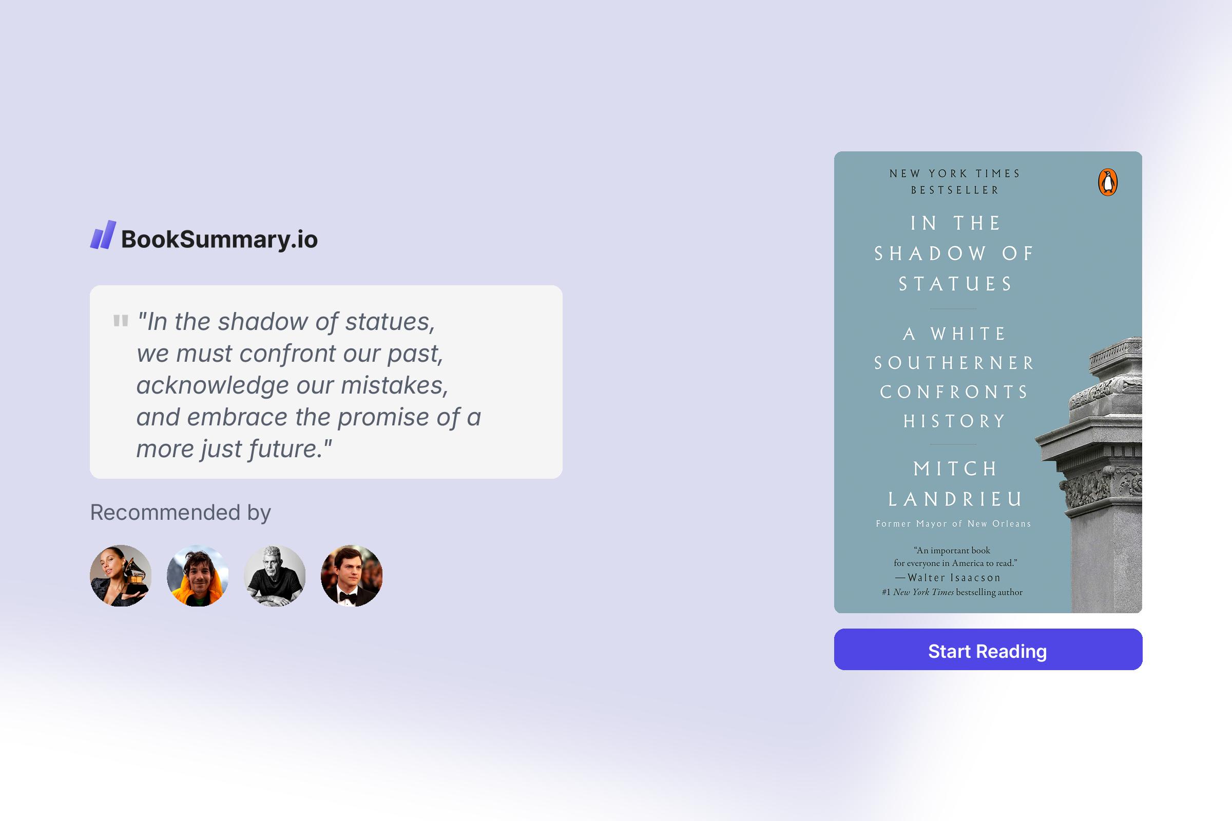 In the Shadow of Statues Book Summary