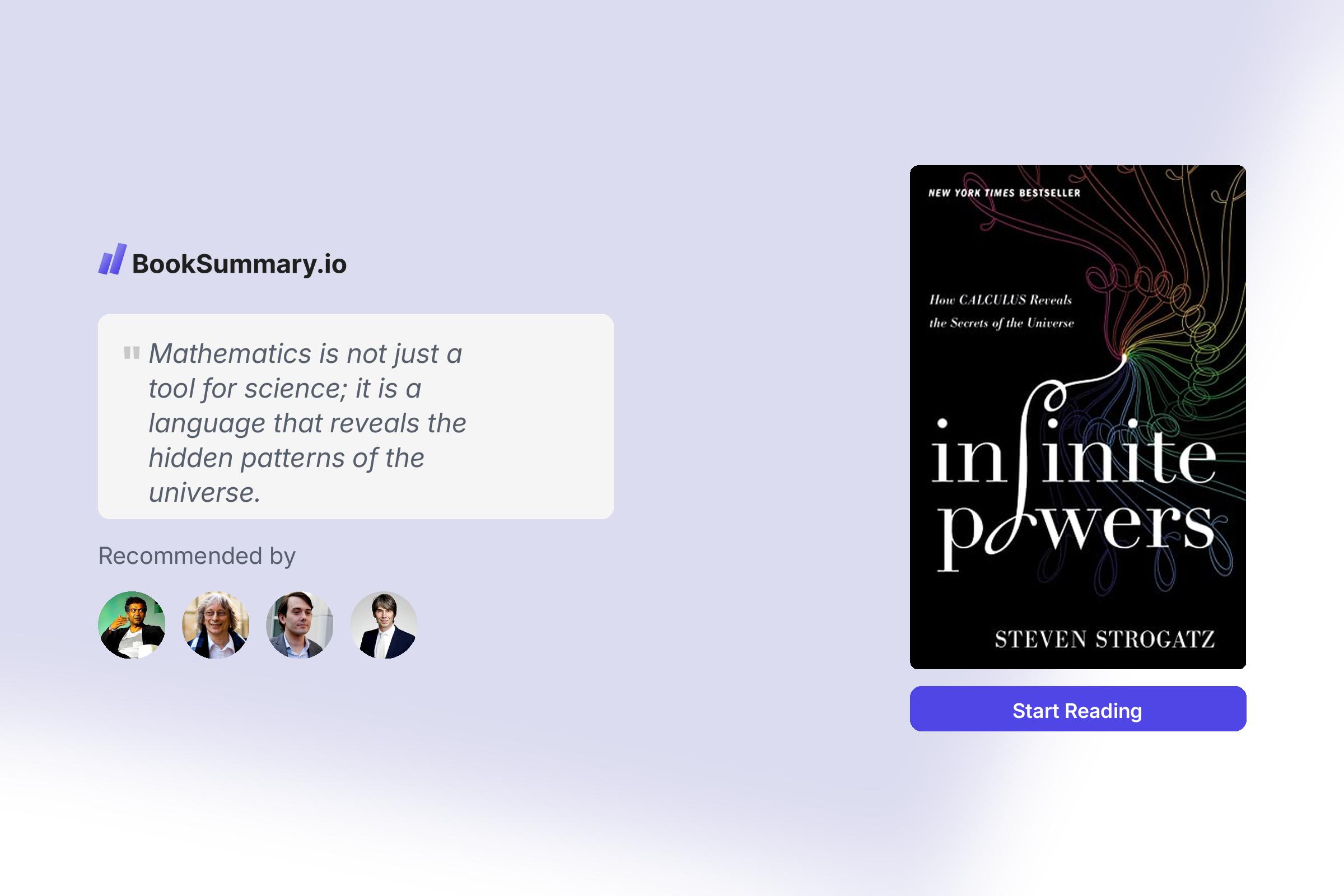 Infinite Powers Book Summary