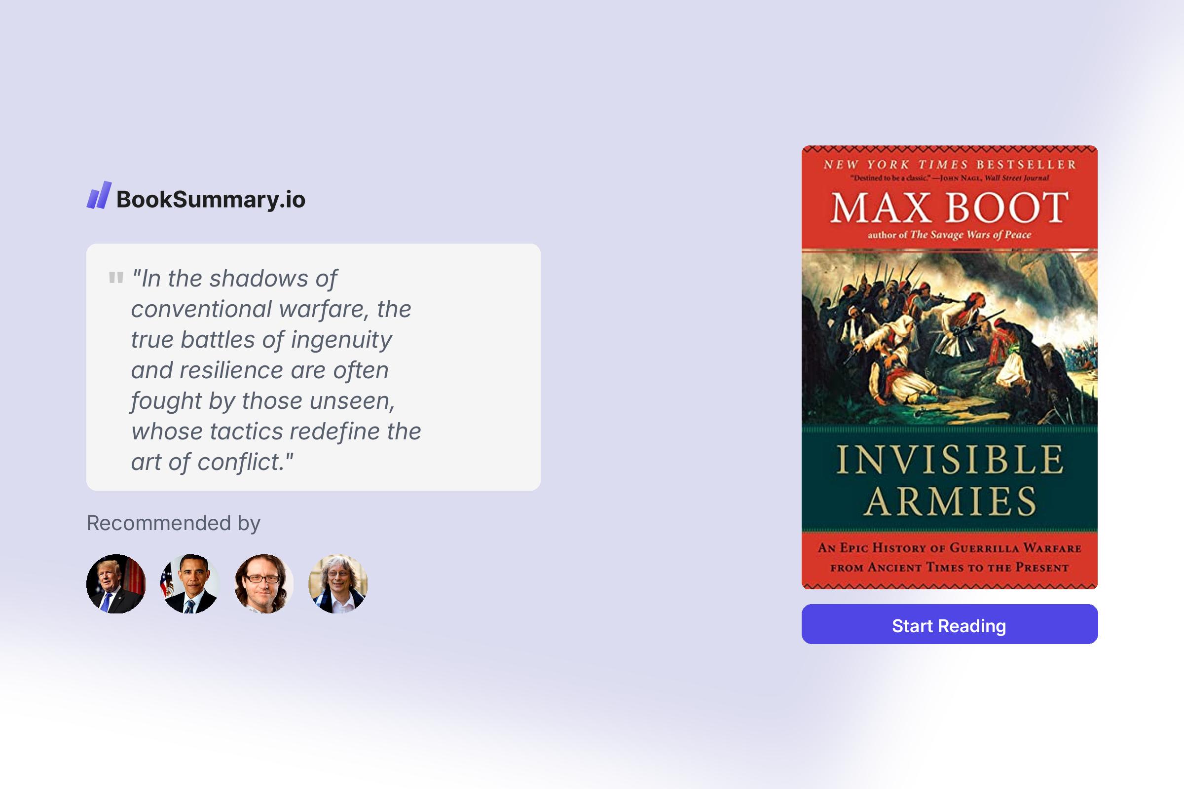 Invisible Armies Book Summary