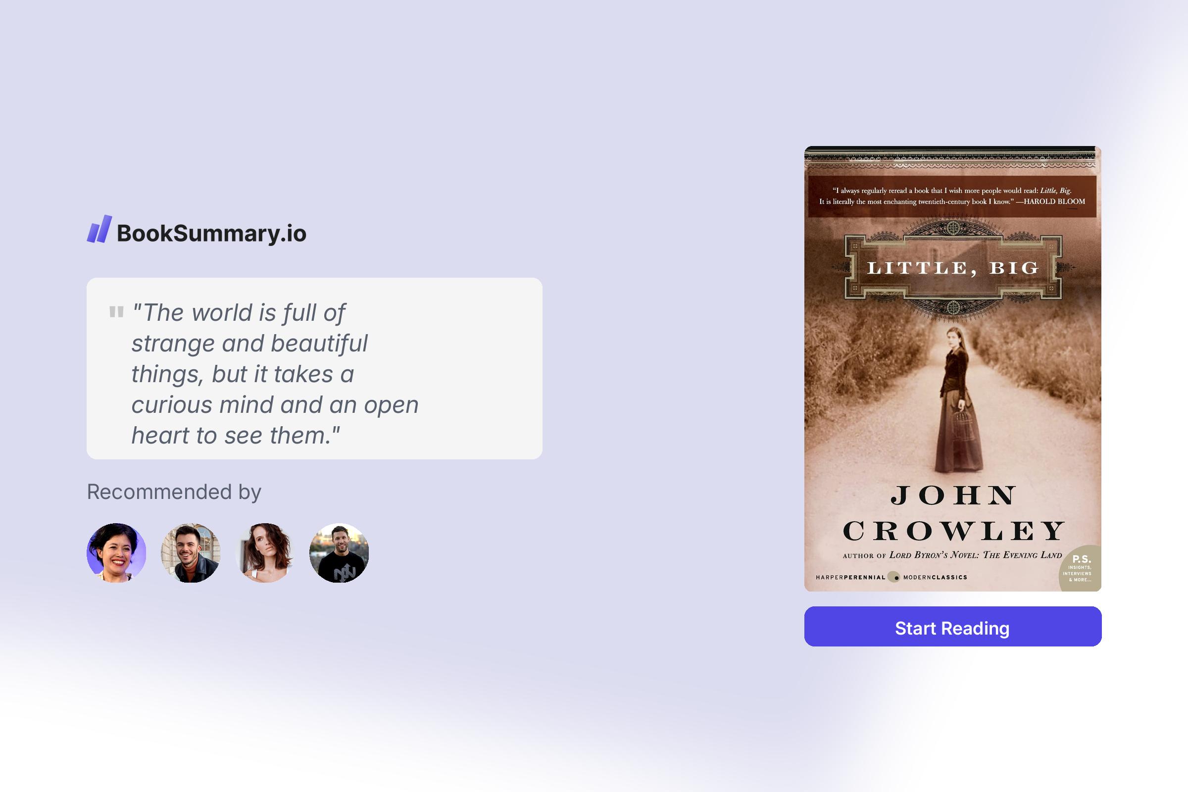 Little, Big Book Summary