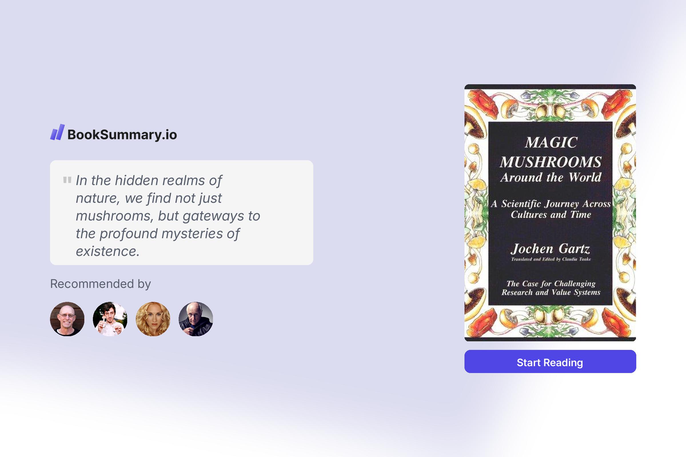 Magic Mushrooms Around the World Book Summary