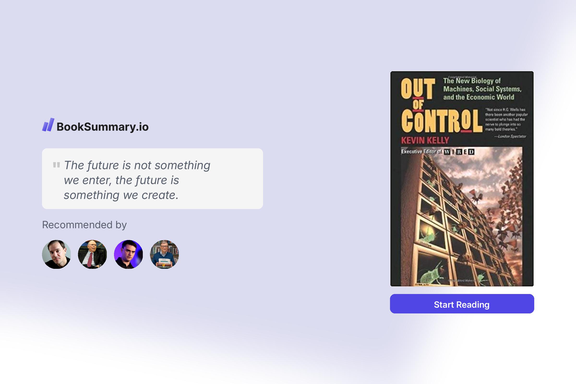 Out of Control Book Summary