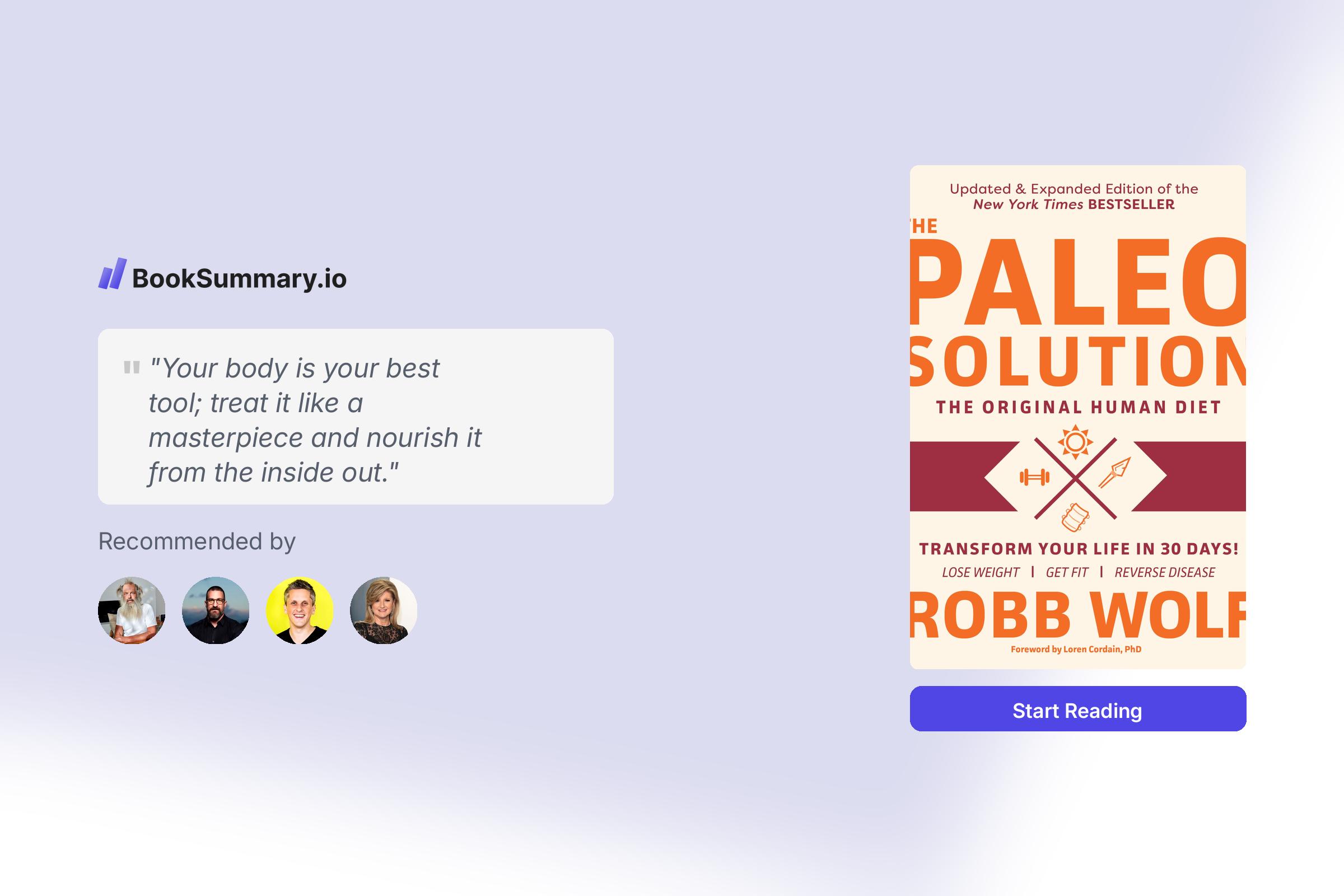 Paleo Solution Book Summary