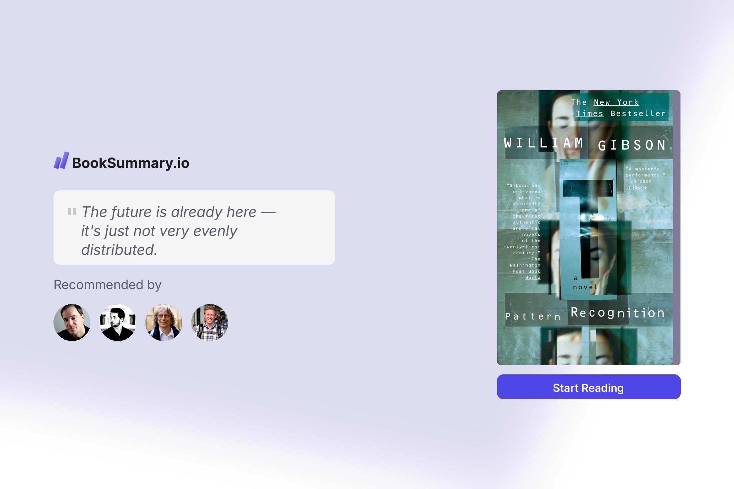 Pattern Recognition Book Summary