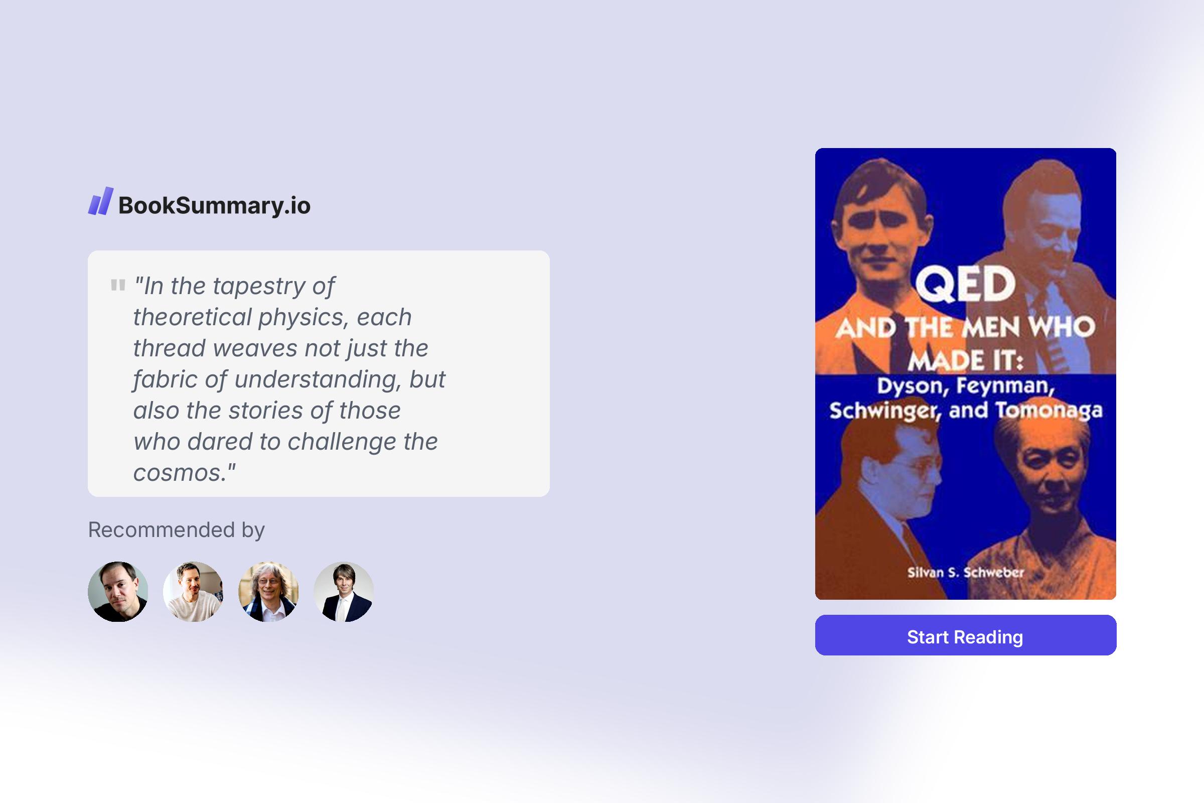 QED and the Men who Made it Book Summary