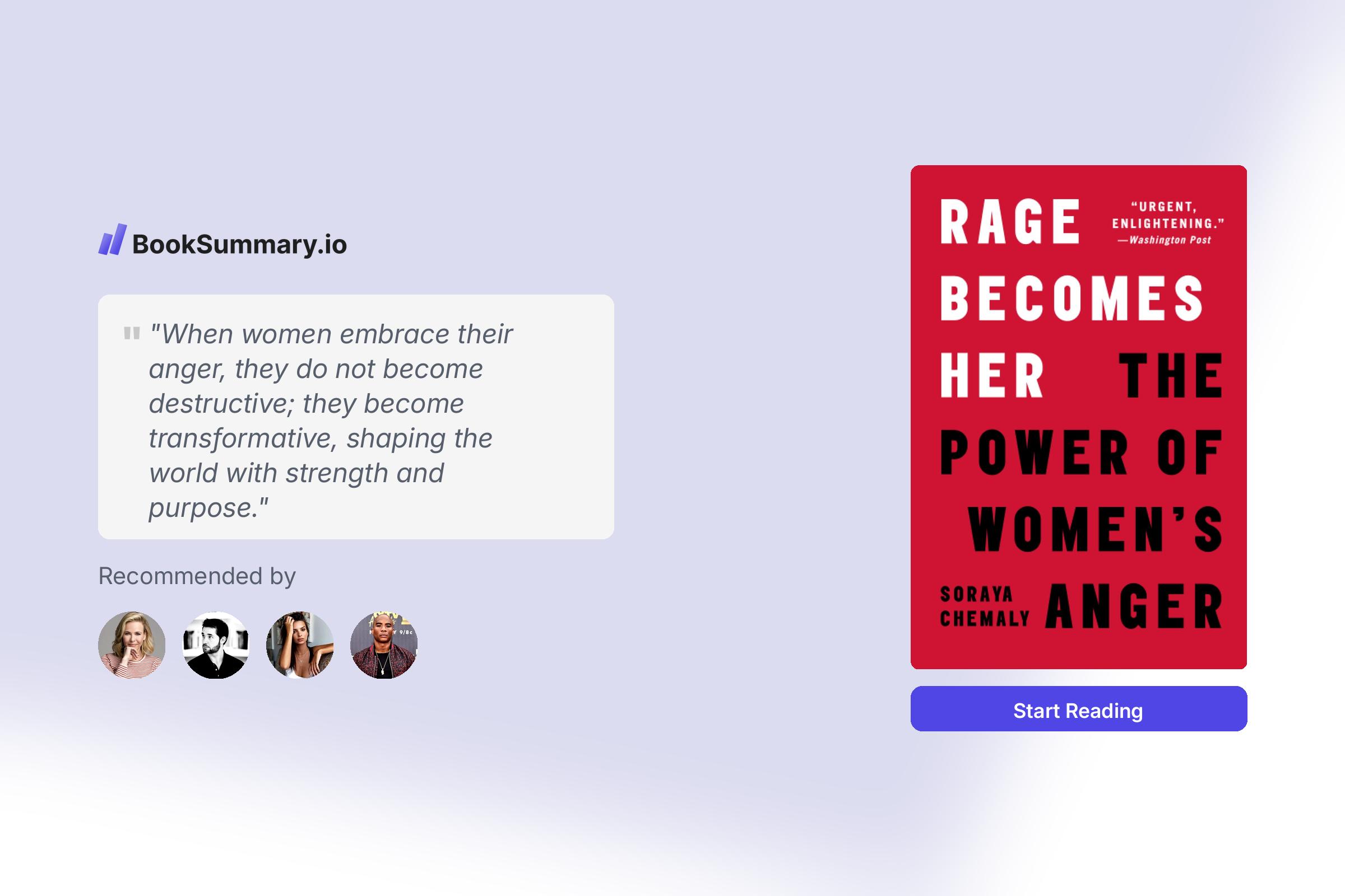 Rage Becomes Her Book Summary