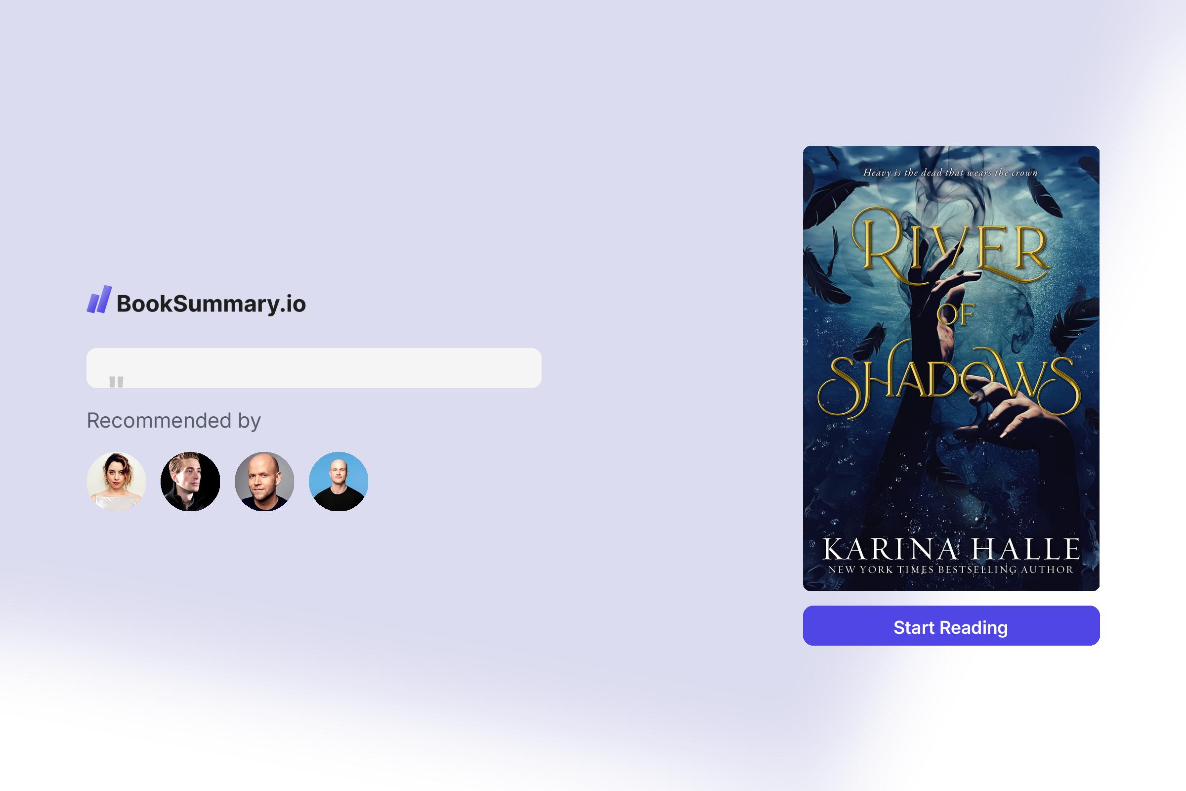 River of Shadows Book Summary