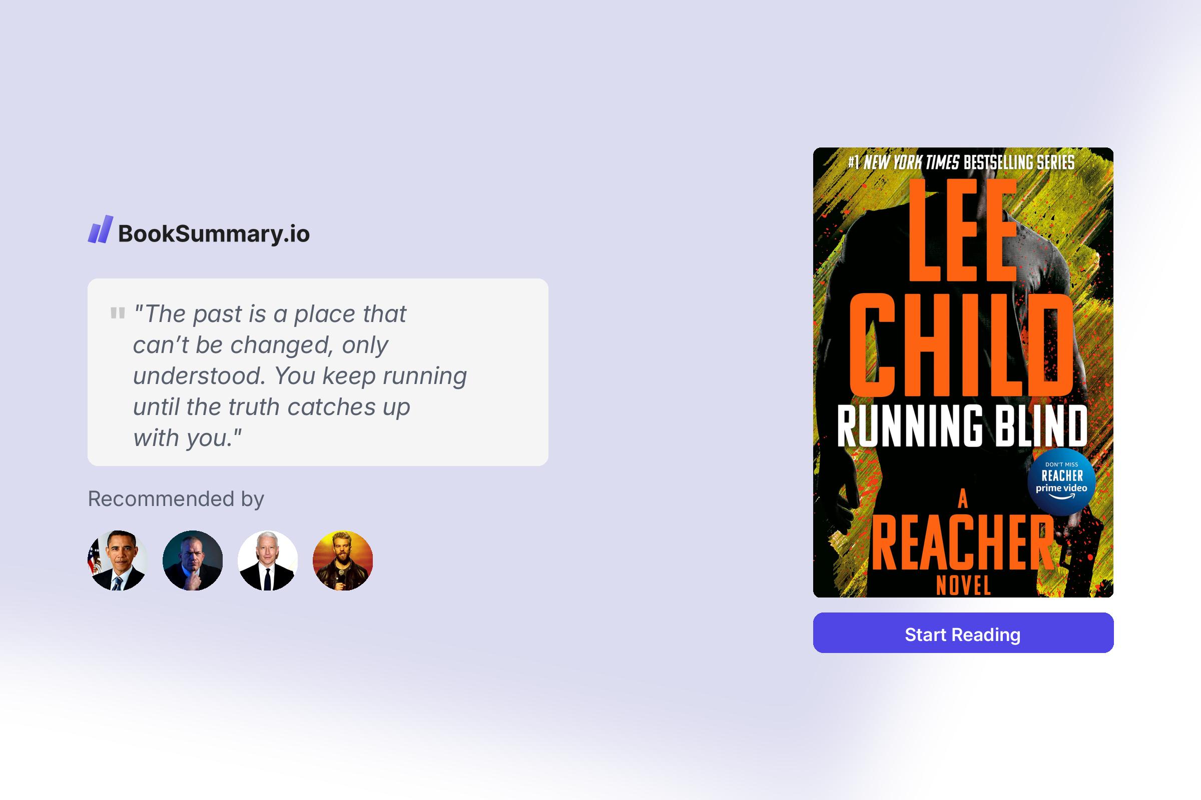 Running Blind Book Summary