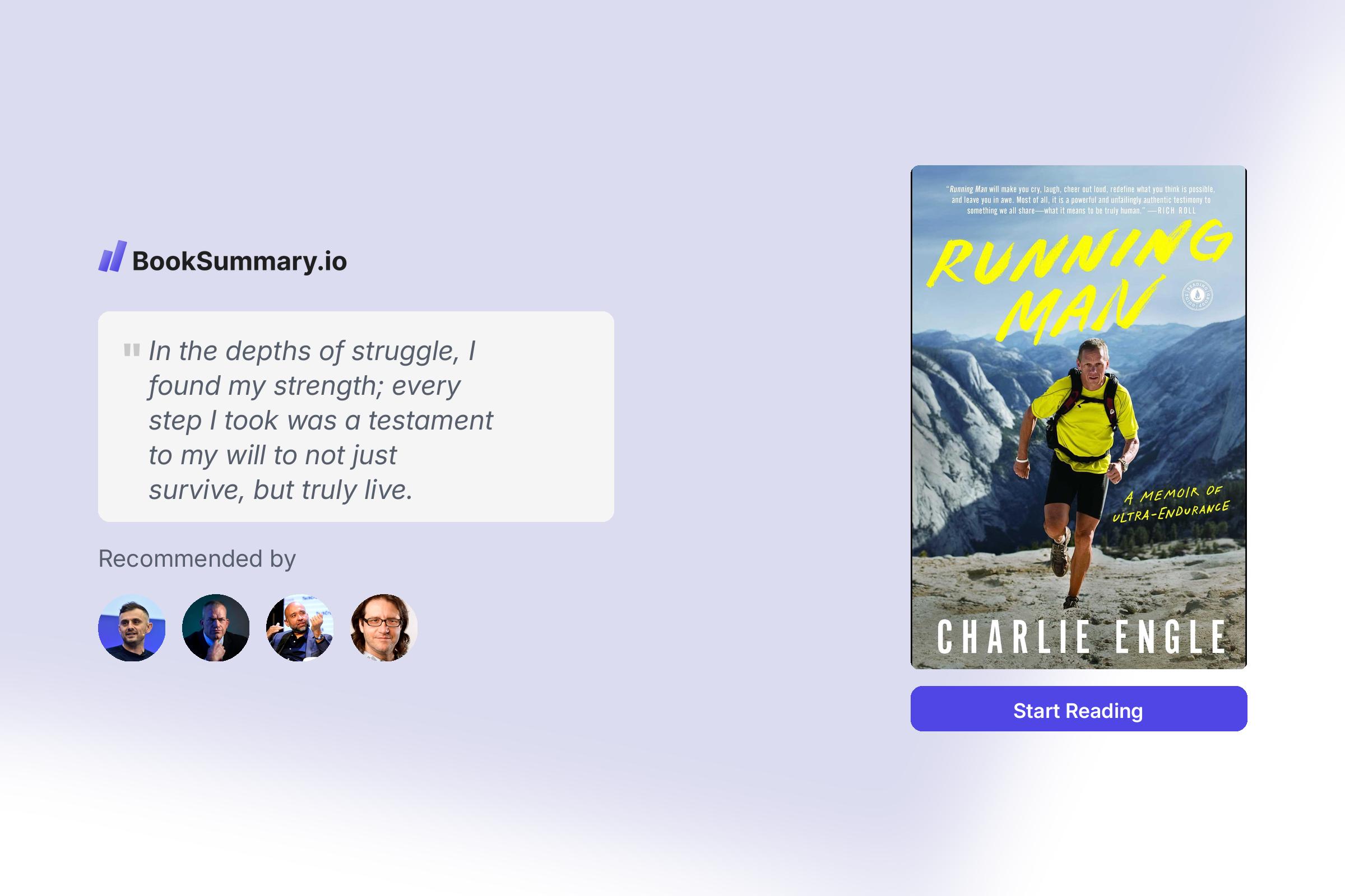 Running Man Book Summary