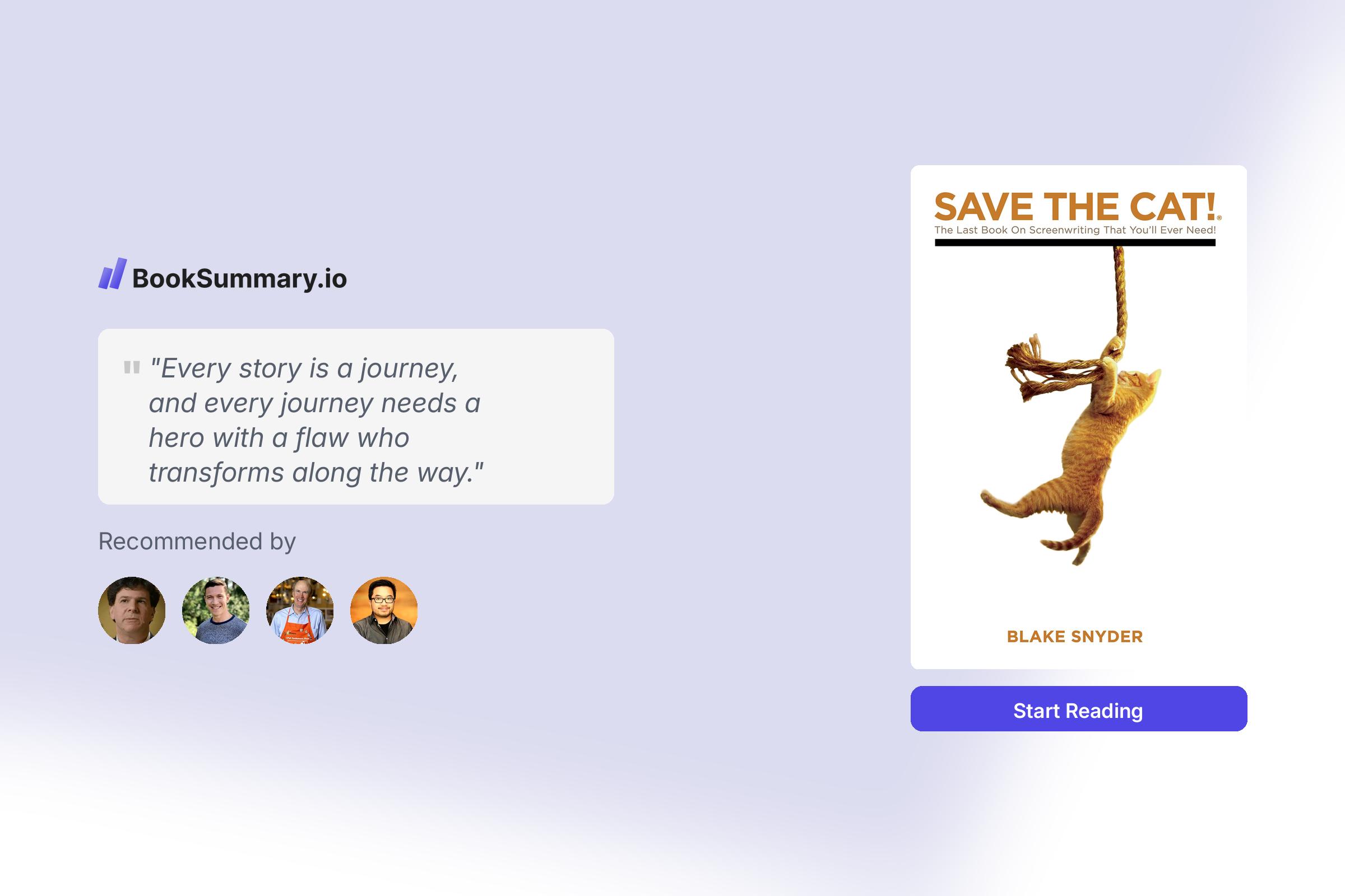 Save the Cat! Book Summary